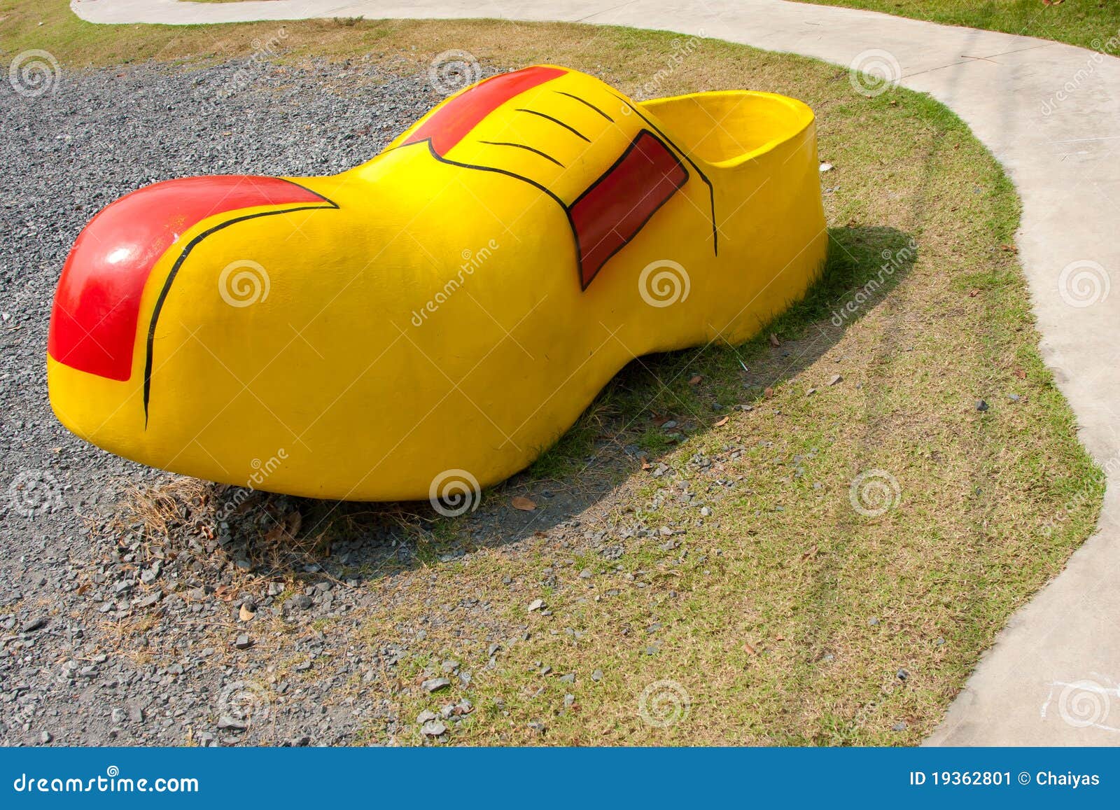 Funny shoe stock image. Image of tied, isolated, inside - 19362801