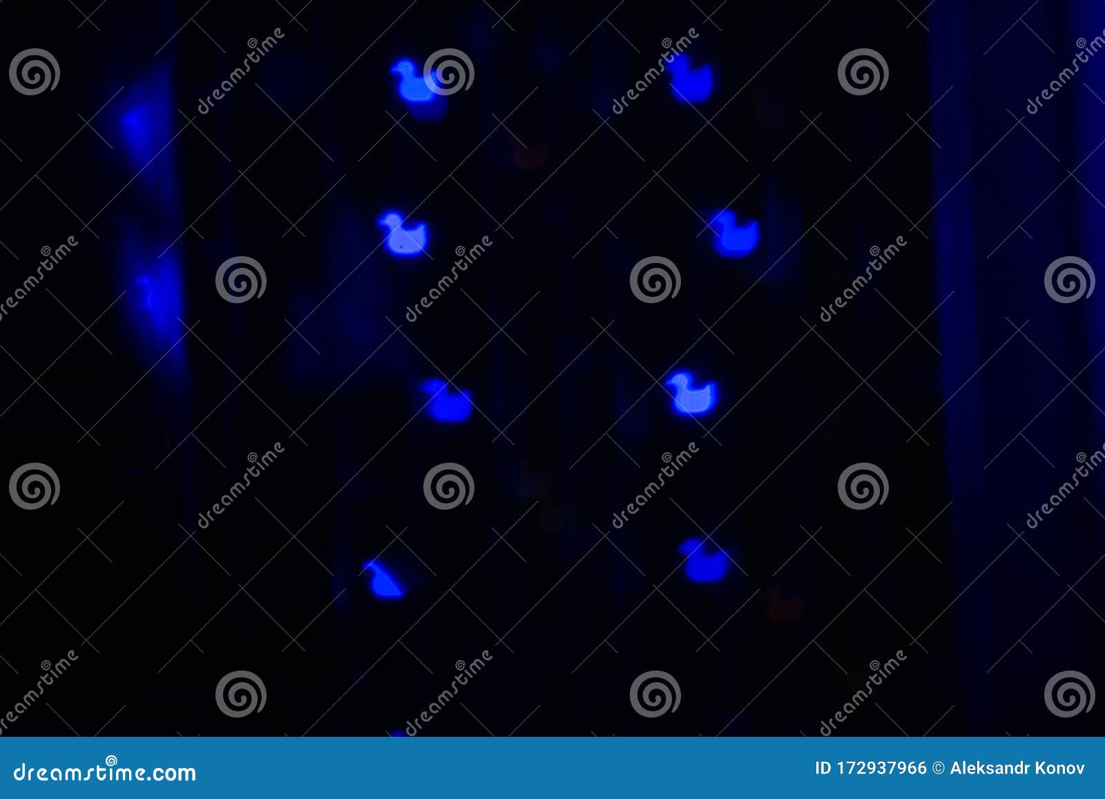 Funny Side in the Shape of Ducks of Blue Color Stock Photo - Image of ...