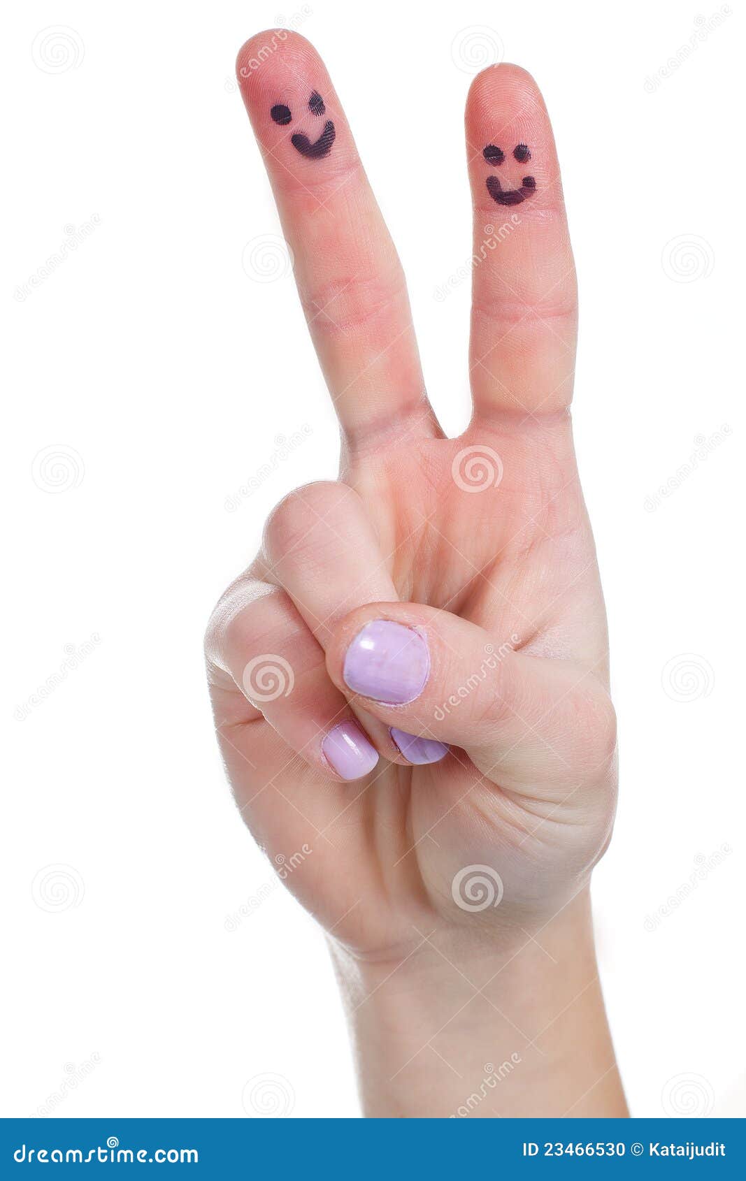 Funny sign of victory stock photo. Image of good, human - 23466530