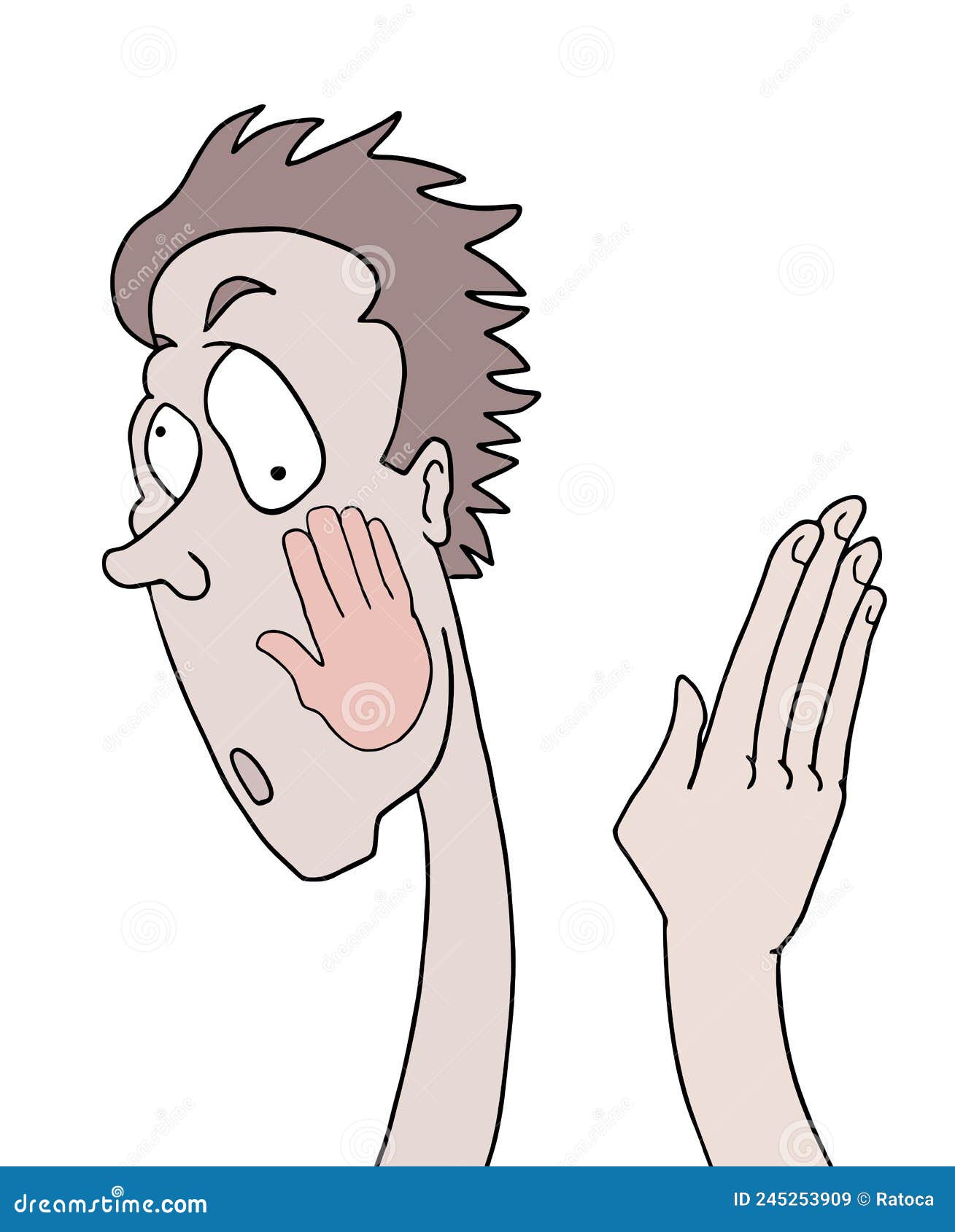 Funny smack draw stock vector. Illustration of dotted - 245253909