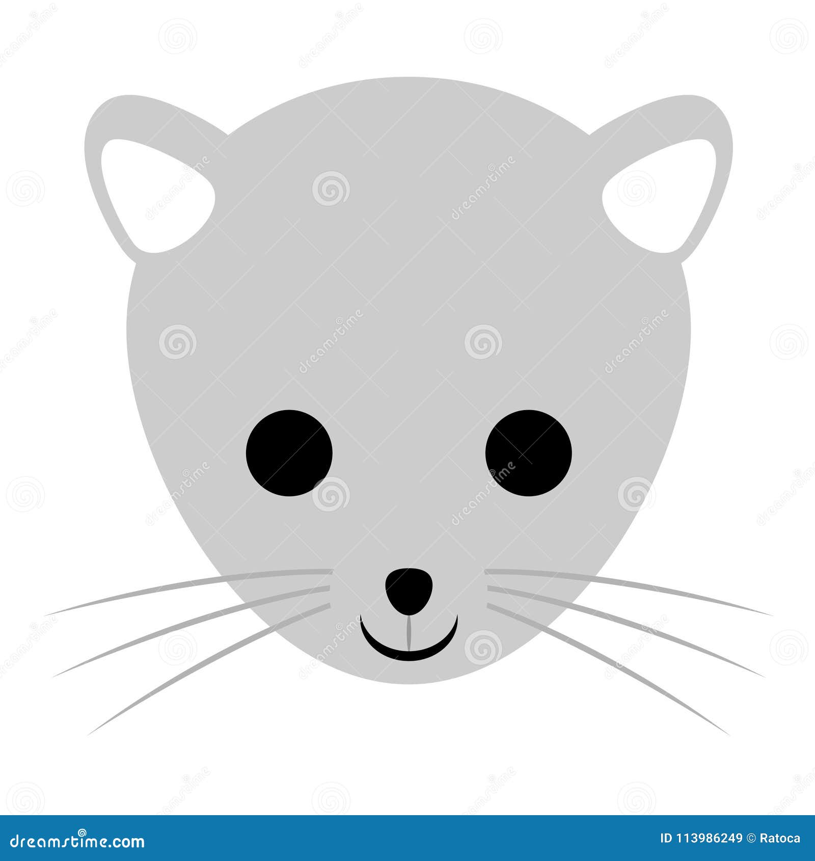 Funny small rat stock vector. Illustration of rodent - 113986249