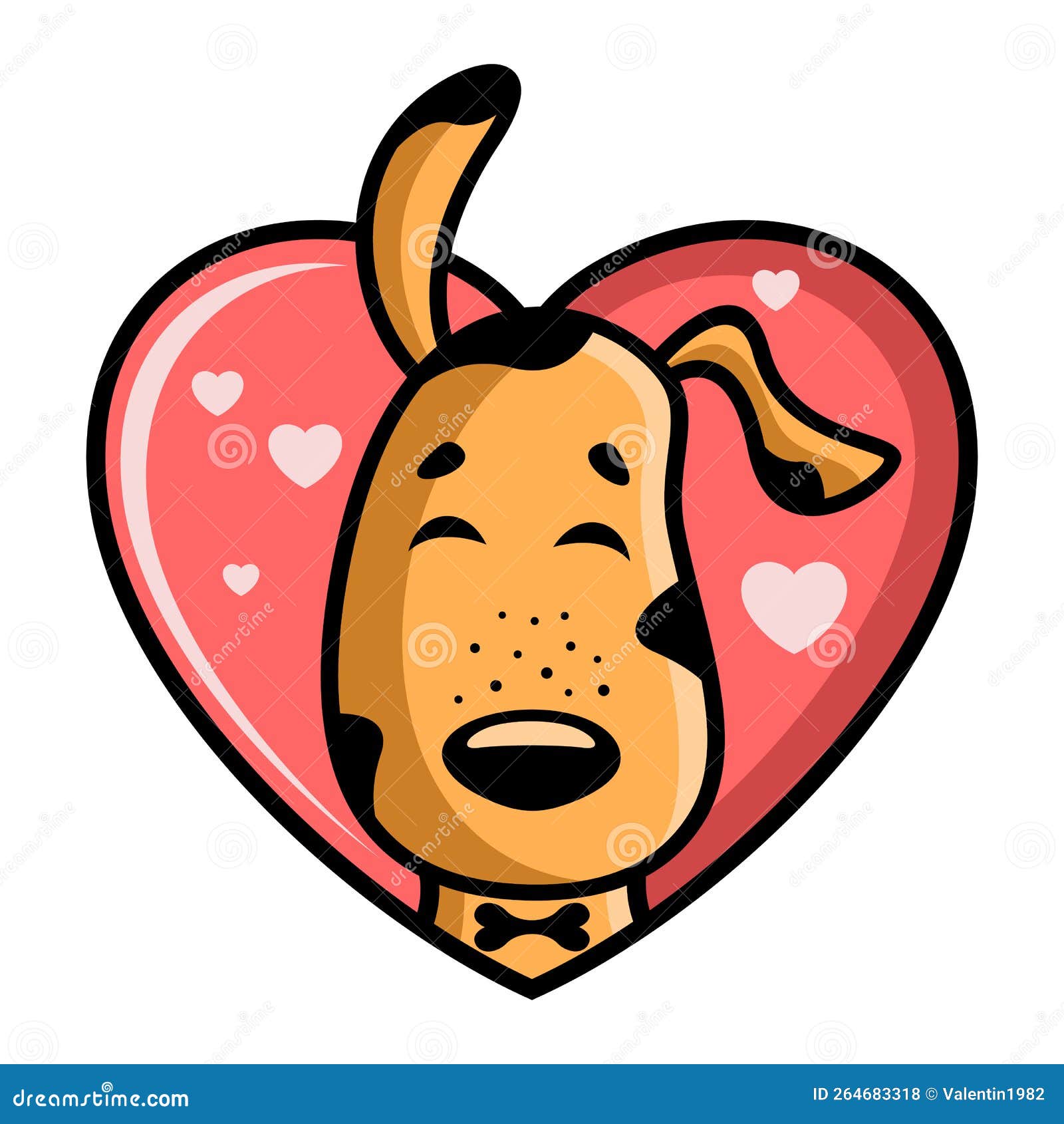 Funny and Smart Pet Dog Logo. Stock Vector - Illustration of care, icon ...