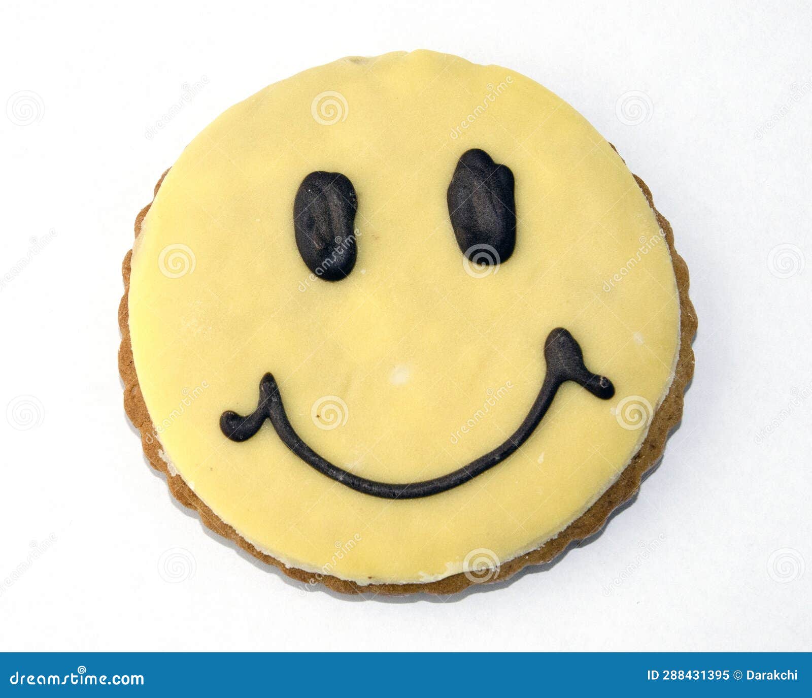 Funny smile cookie stock image. Image of white, isolated - 288431395