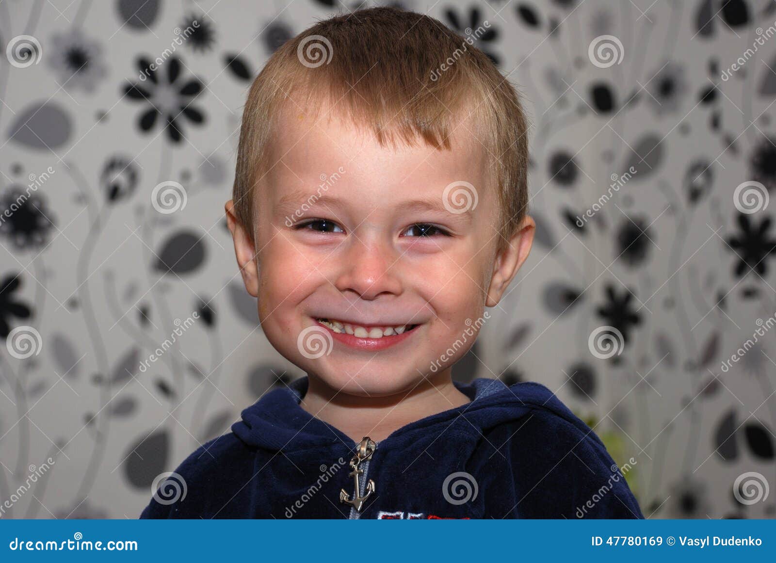 Funny Smiling Cool Boy Portrait Stock Image - Image of offspring ...