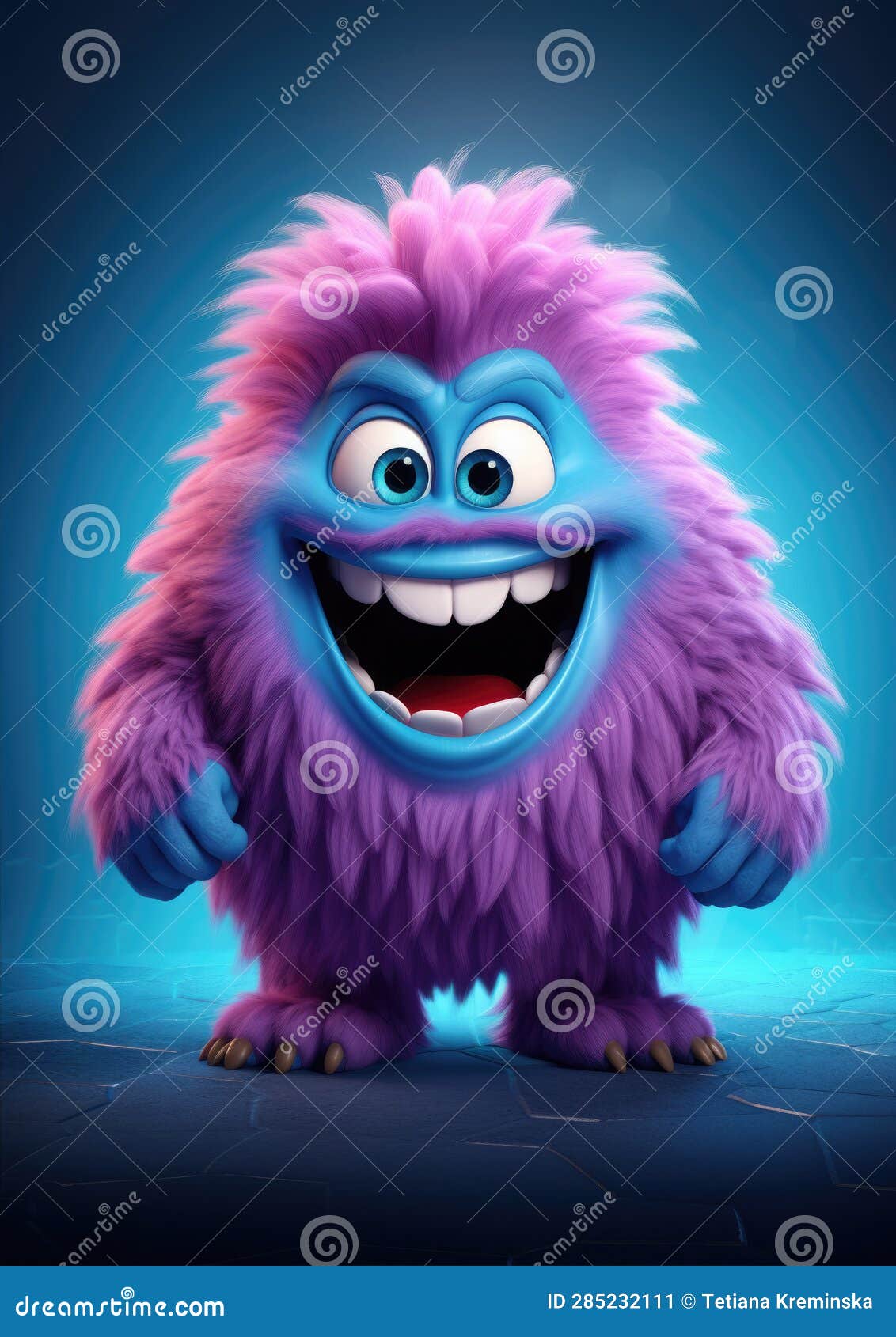 Funny Smiling Fictional Characters Stock Image - Image of cartoonish ...