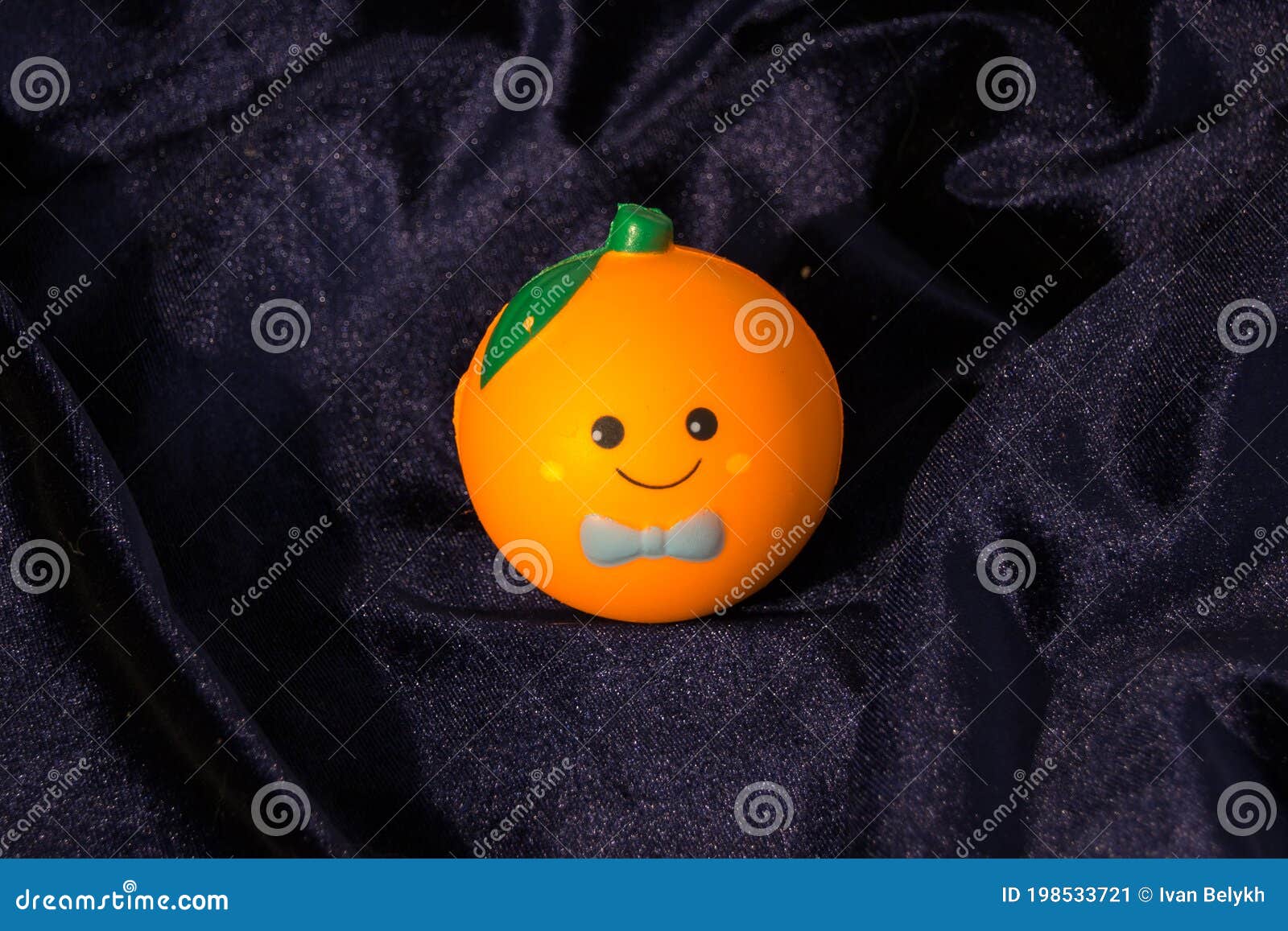Funny smiling toy orange stock image. Image of success - 198533721