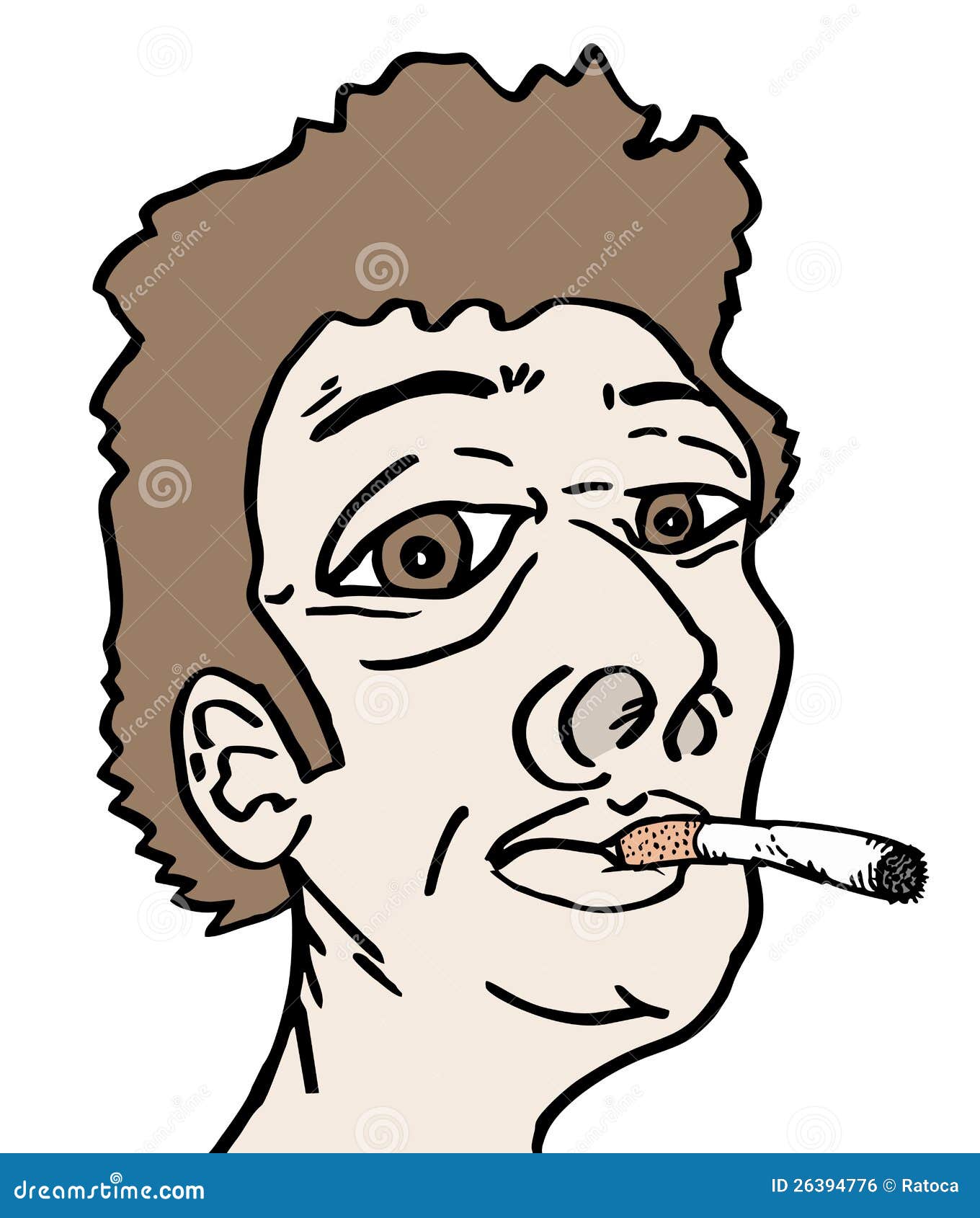 Funny smoke stock vector. Illustration of creative, vector - 26394776