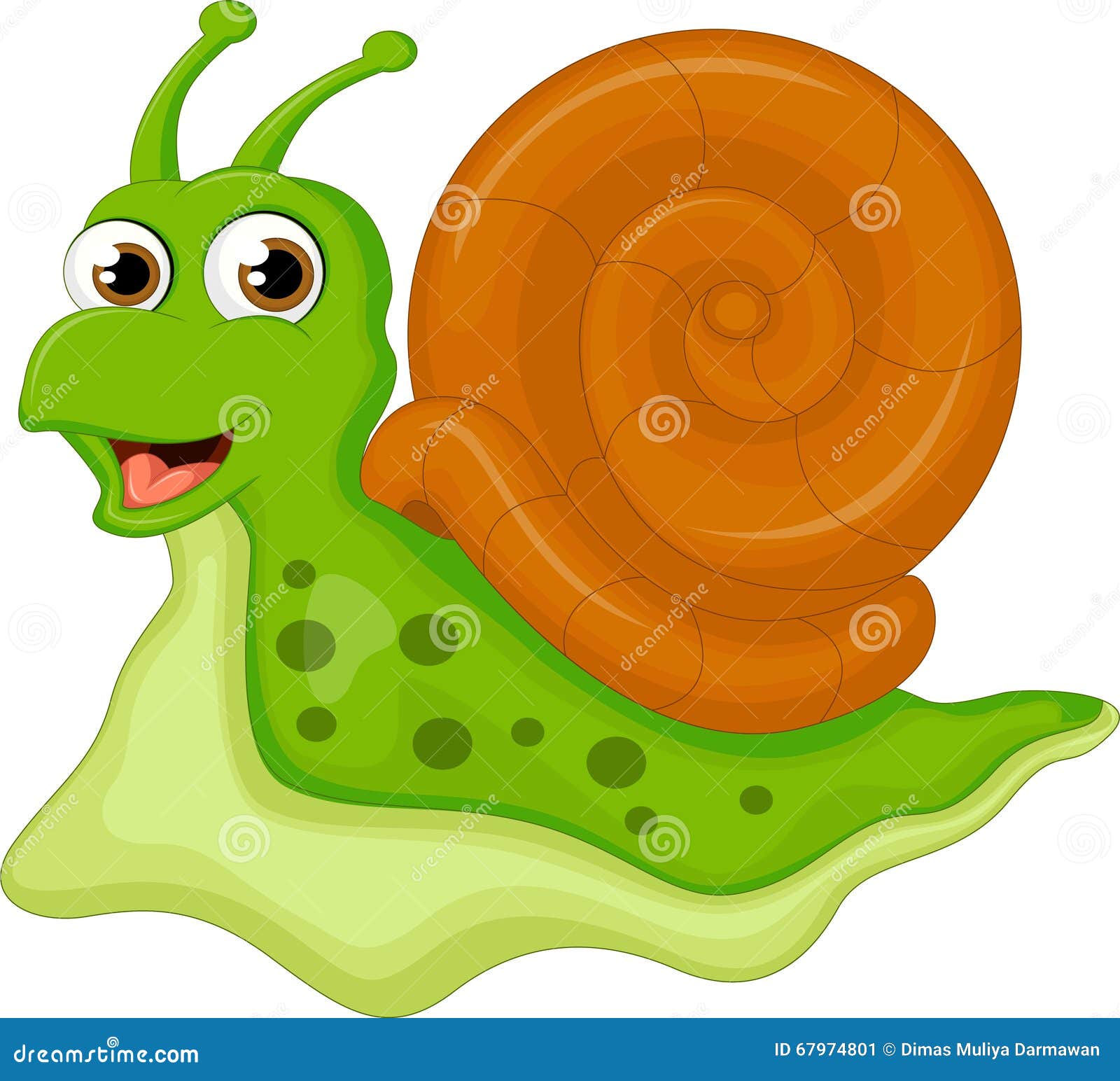 Funny Snail With Turbo Speed Booster, Fast Mollusk Cartoon Character ...