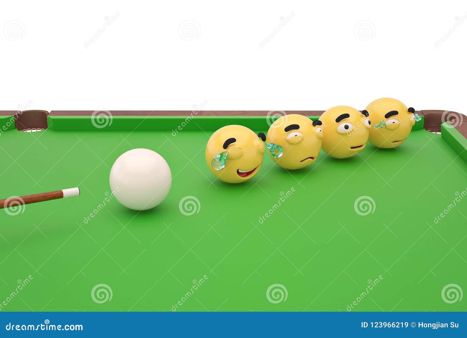 Funny Snooker Background. Vector | CartoonDealer.com #38292174