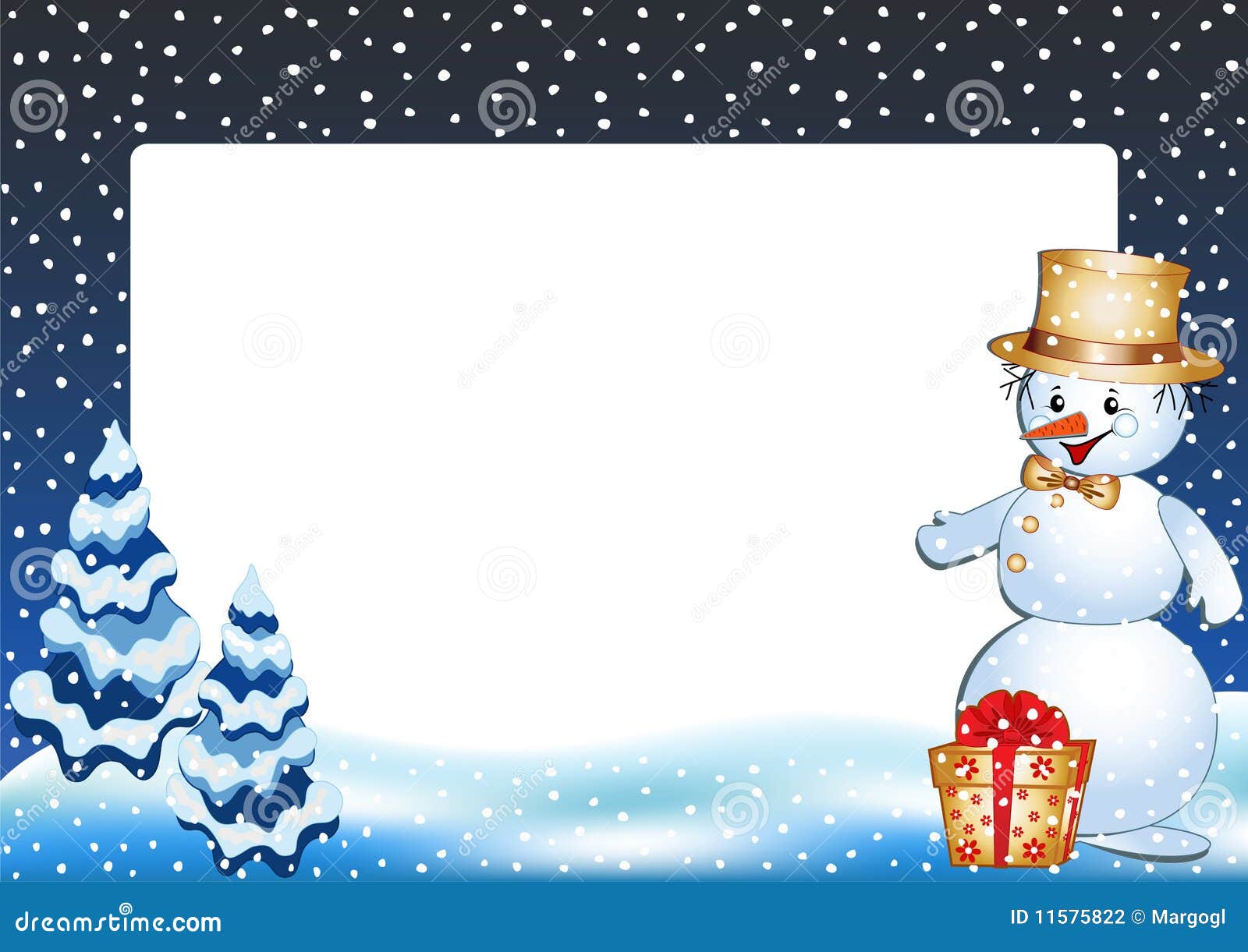 Winter Photo Booth Frame On Transparent Background. Winter Holidays ...