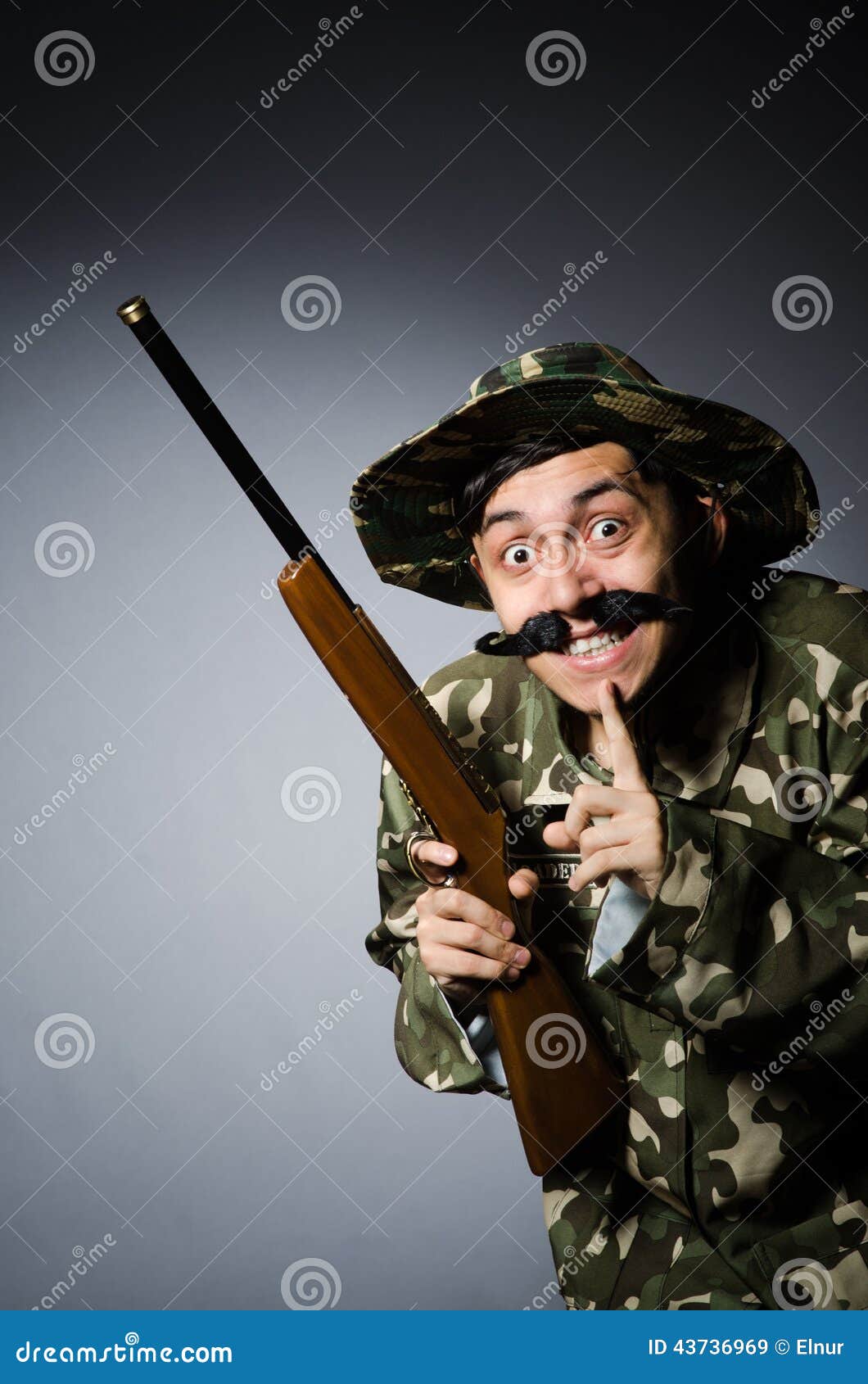 Funny soldier stock image. Image of humor, officer, martial - 43736969