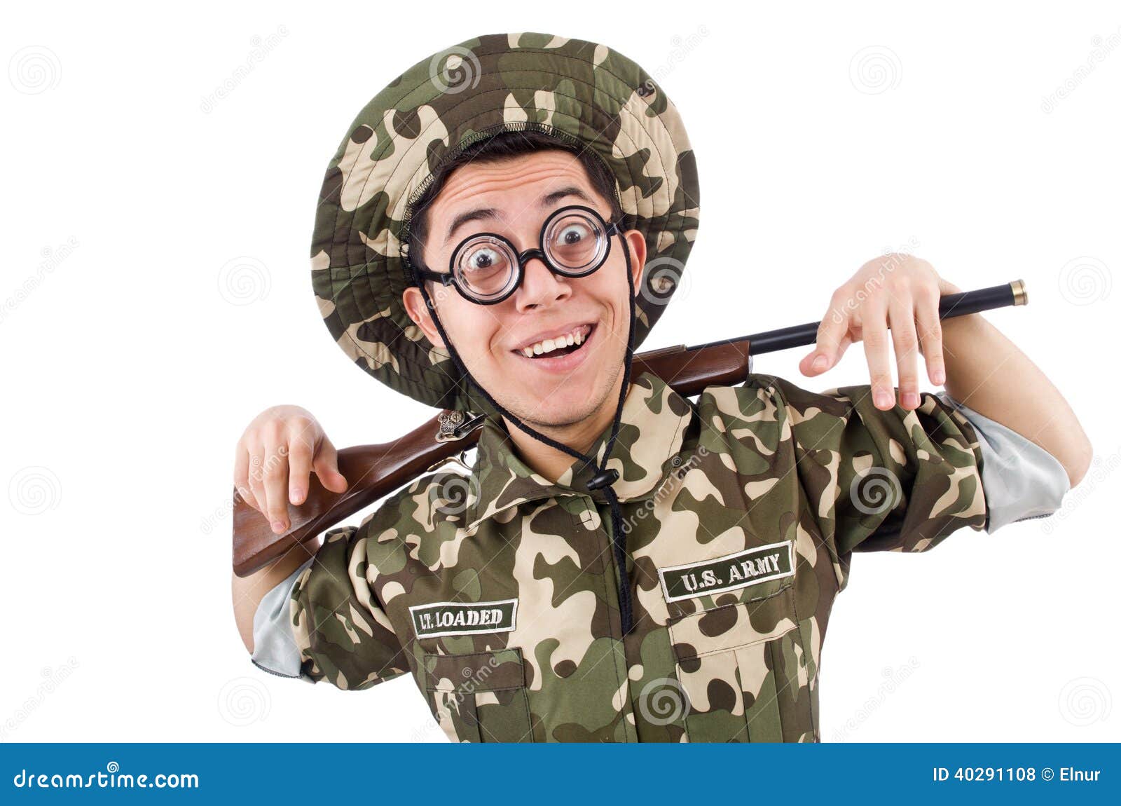 Funny soldier stock photo. Image of army, camouflage - 40291108