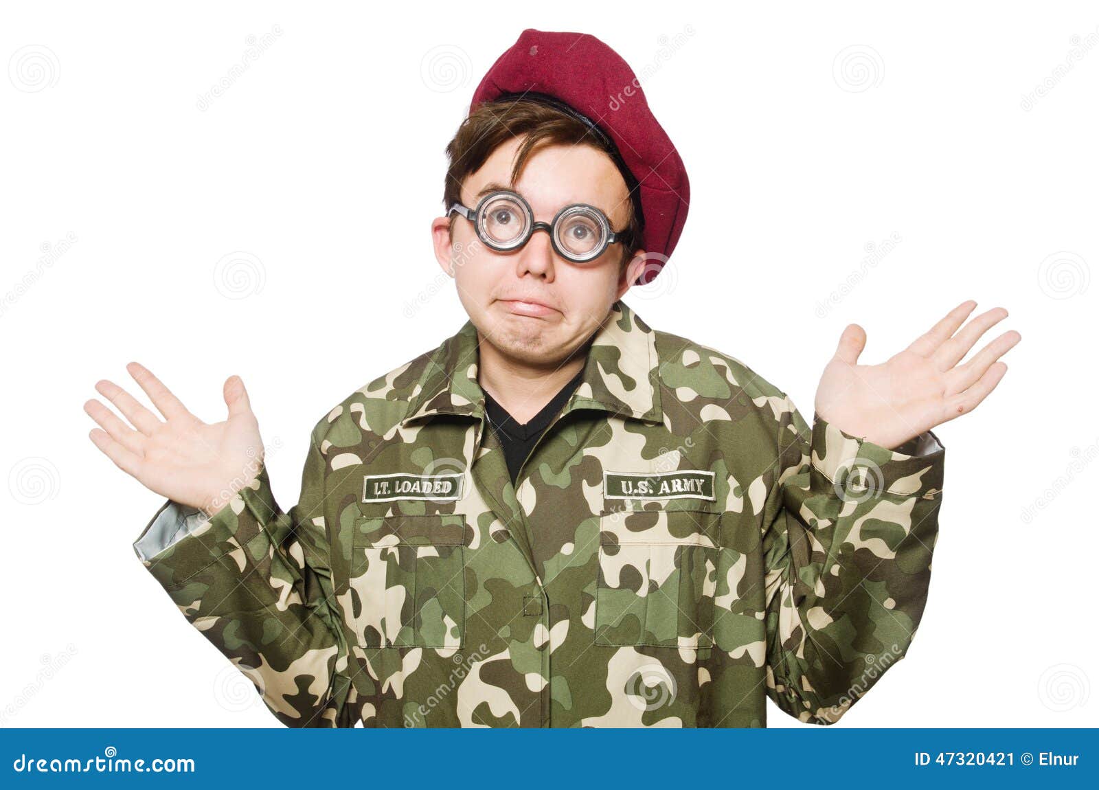 Funny Soldier Royalty-Free Stock Photography | CartoonDealer.com #45964607