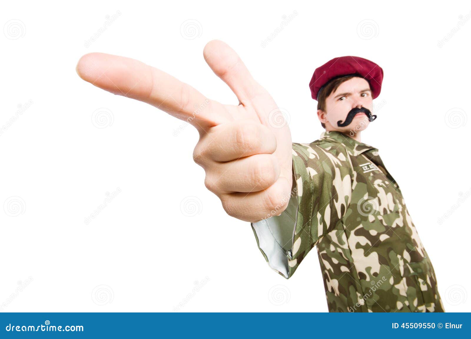 Funny soldier in military stock photo. Image of army - 45509550