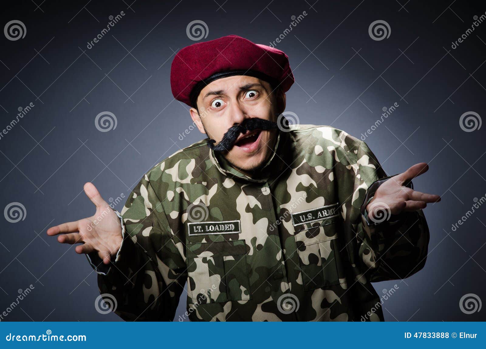 Funny soldier in military stock photo. Image of paratrooper - 47833888