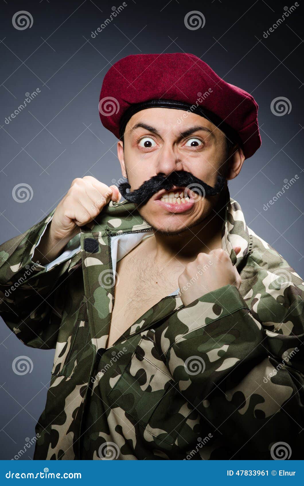 Funny Soldier Royalty-Free Stock Photography | CartoonDealer.com #45964607