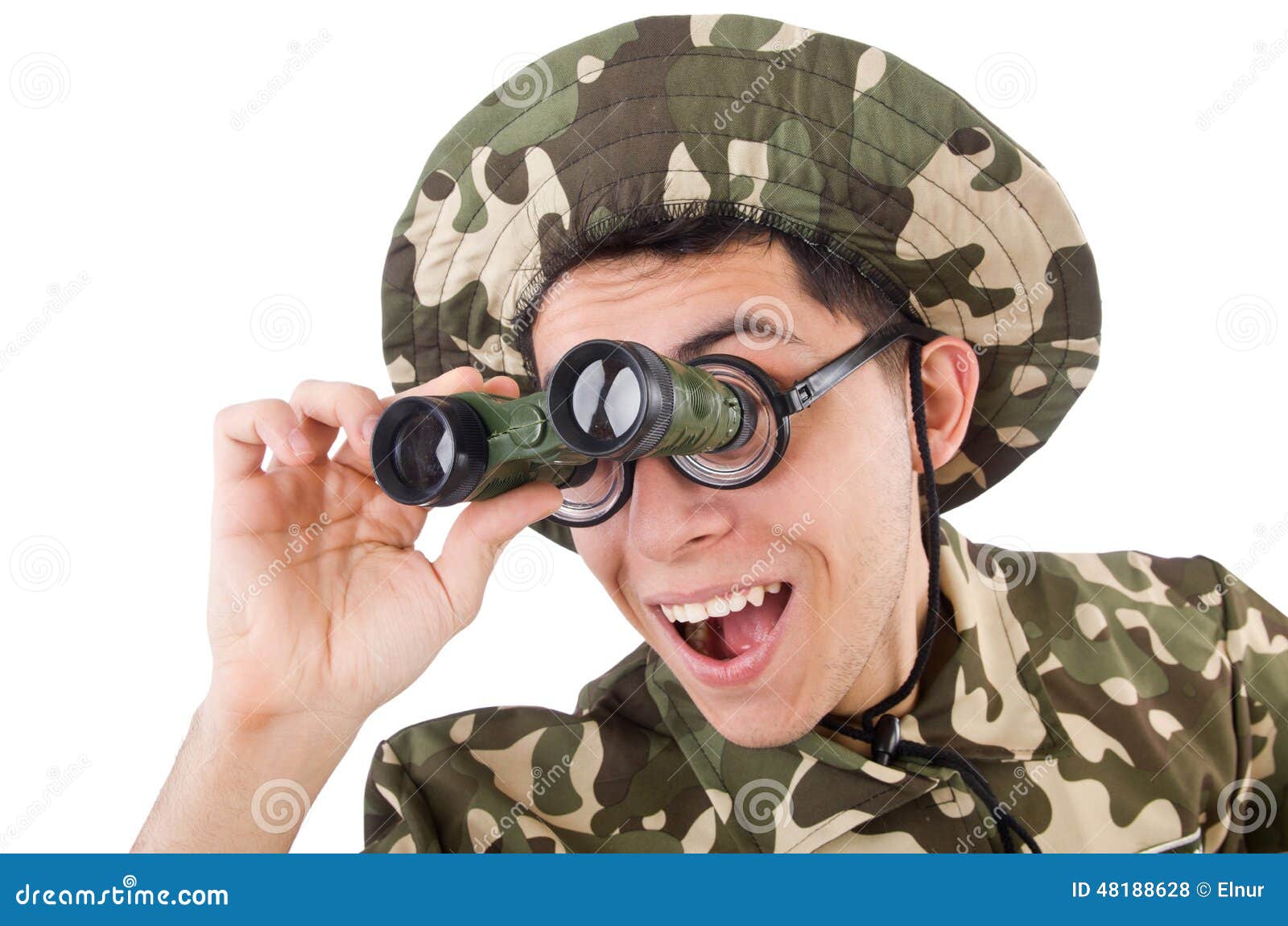 Funny soldier in military stock photo. Image of armor - 48188628