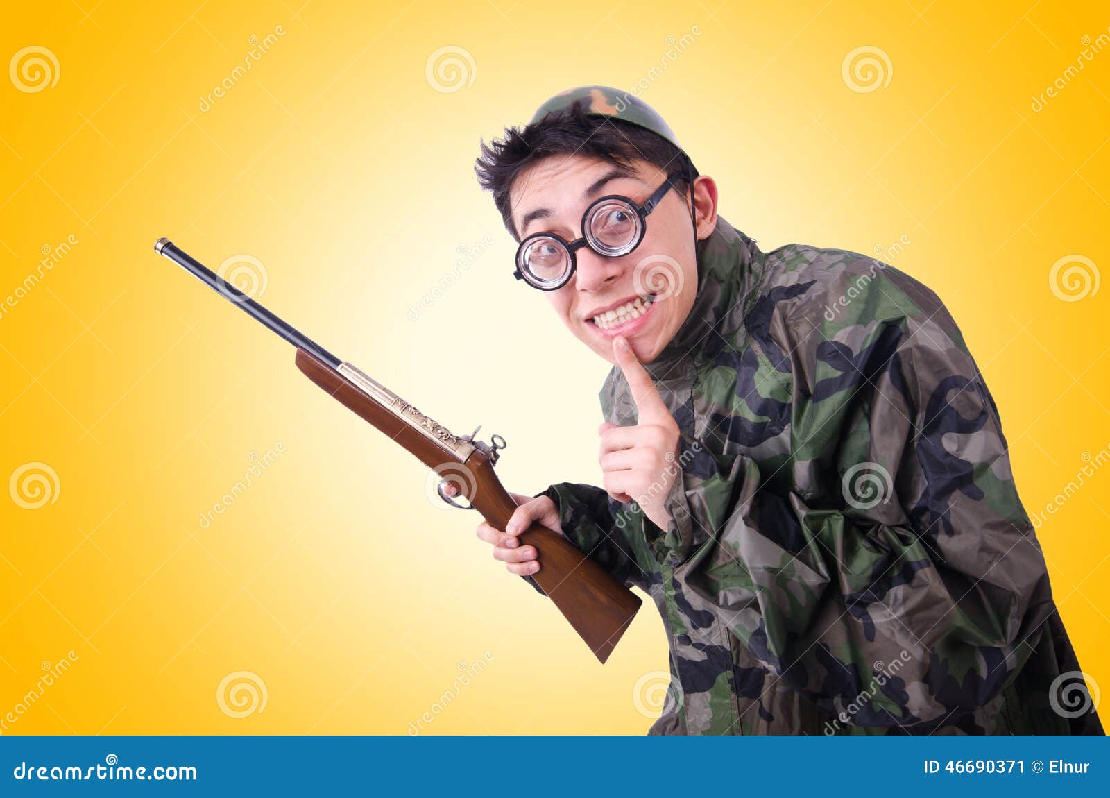 Funny Soldier Stock Photography | CartoonDealer.com #42193532