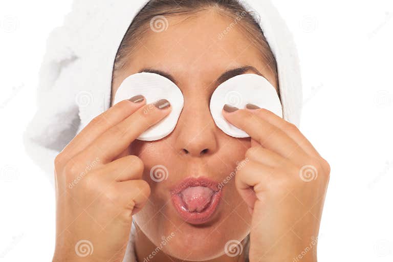 Funny spa stock photo. Image of pampering, hiding, cleanser - 26010688