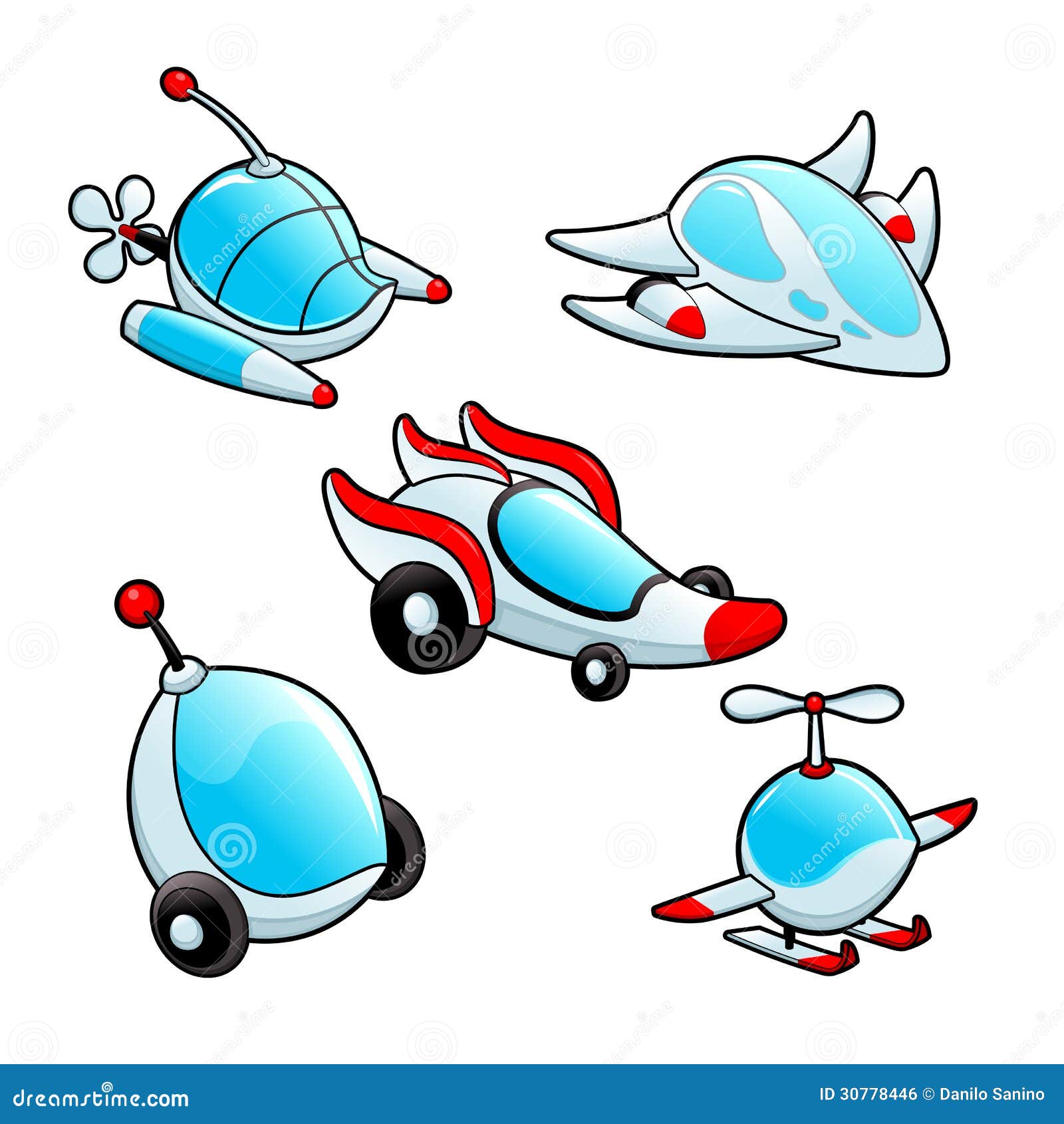 Funny Spaceships Picture. Image: 30778446