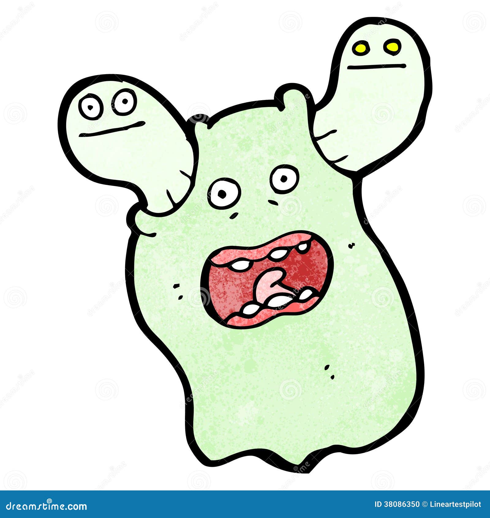 Funny spooky ghost cartoon stock vector. Illustration of funny - 38086350