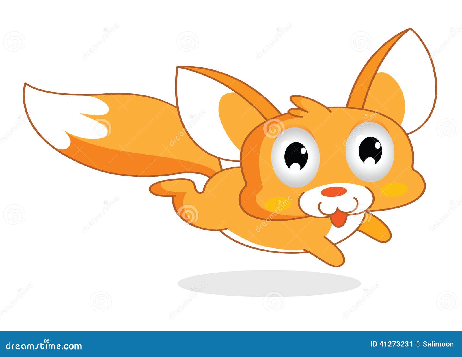 Funny Squirrel Cartoon Style Stock Illustration - Illustration of ...