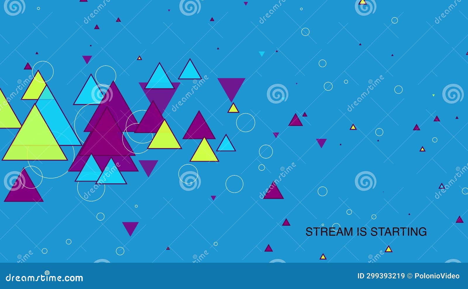 Funny Streaming Waiting Background Seamless Loop Stock Video - Video of ...