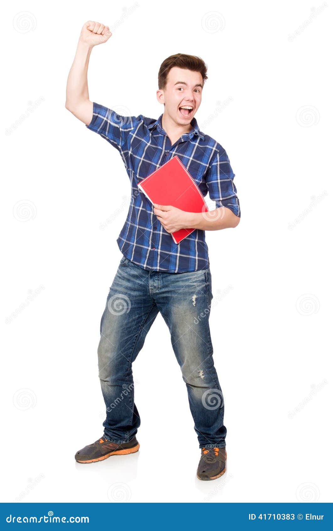 Funny student isolated stock image. Image of happy, class - 41710383