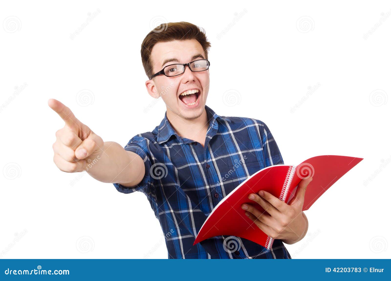 Funny student stock image. Image of cheerful, backpack - 42203783