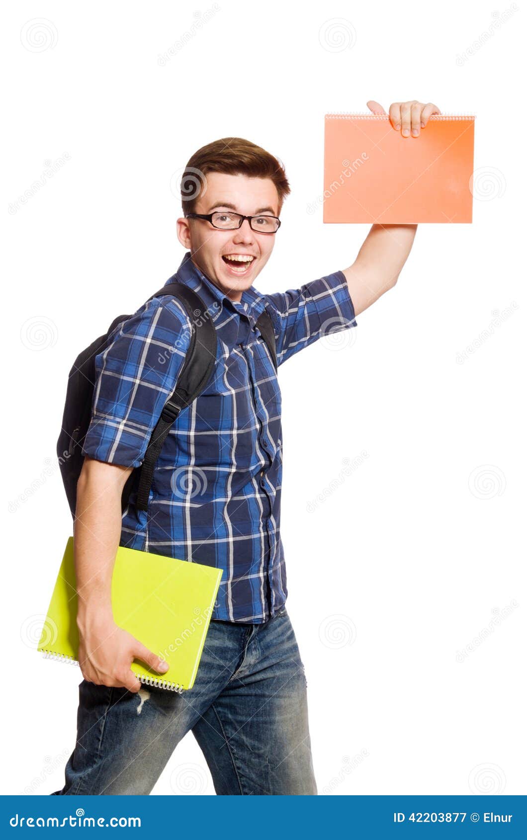 Funny student stock image. Image of cheerful, college - 42203877