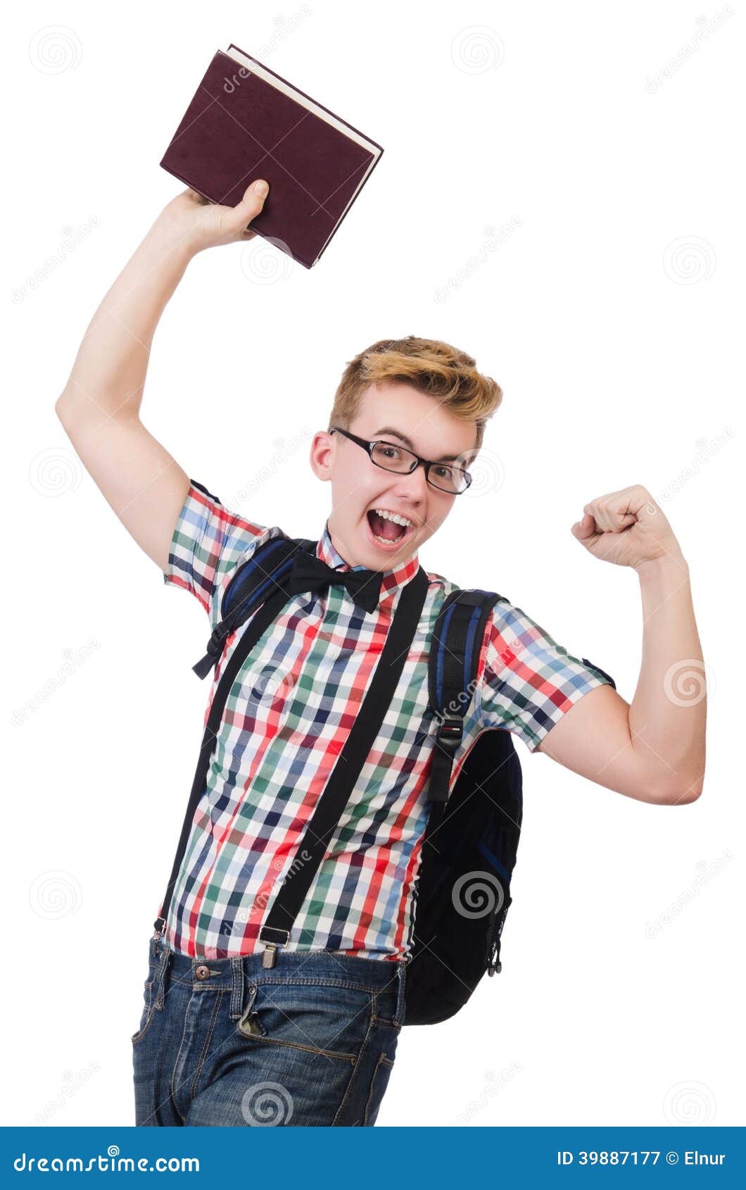 Funny student stock image. Image of attractive, graduate - 39887177