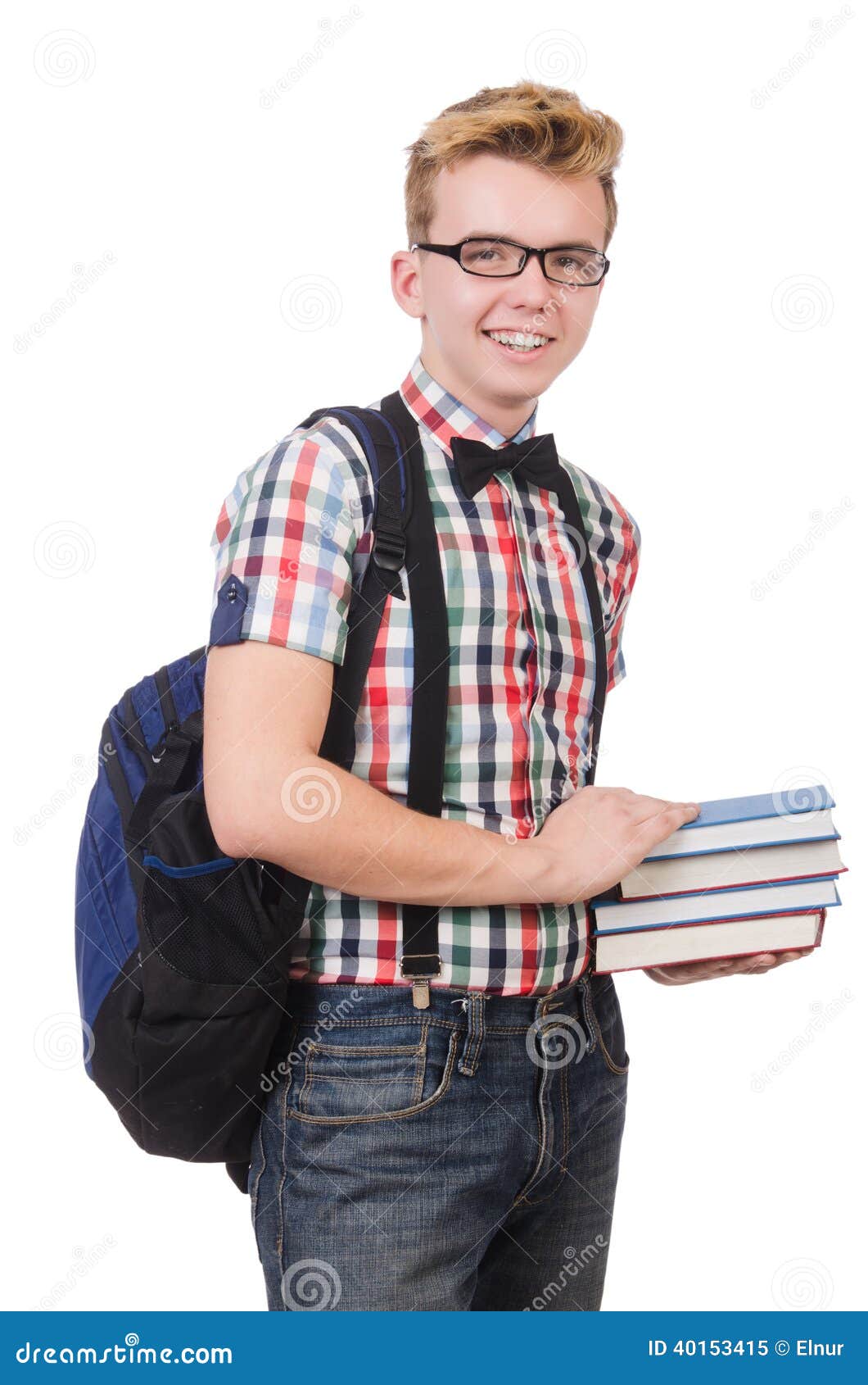 Funny student stock image. Image of learning, reading - 40153415