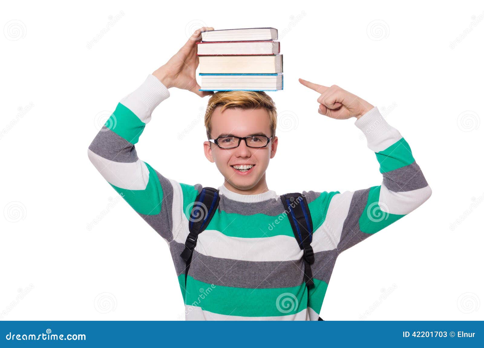 Funny student stock image. Image of humor, happiness - 42201703