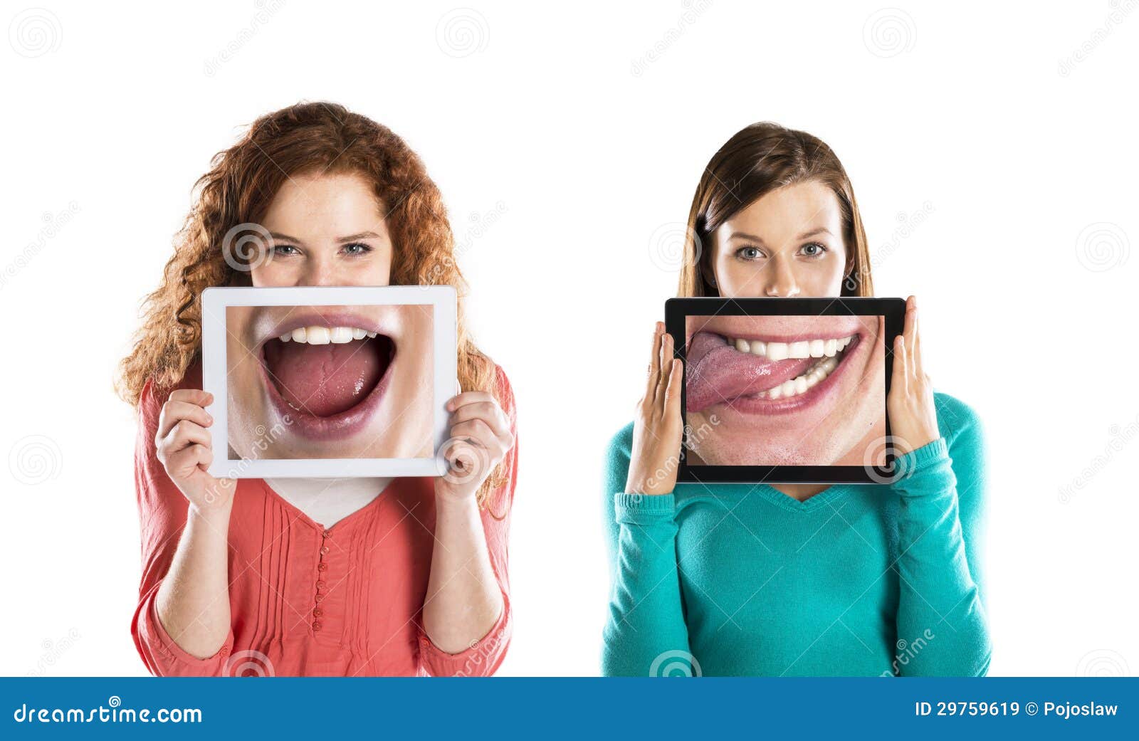 Funny portraits stock image. Image of cheerful, girl - 29759619