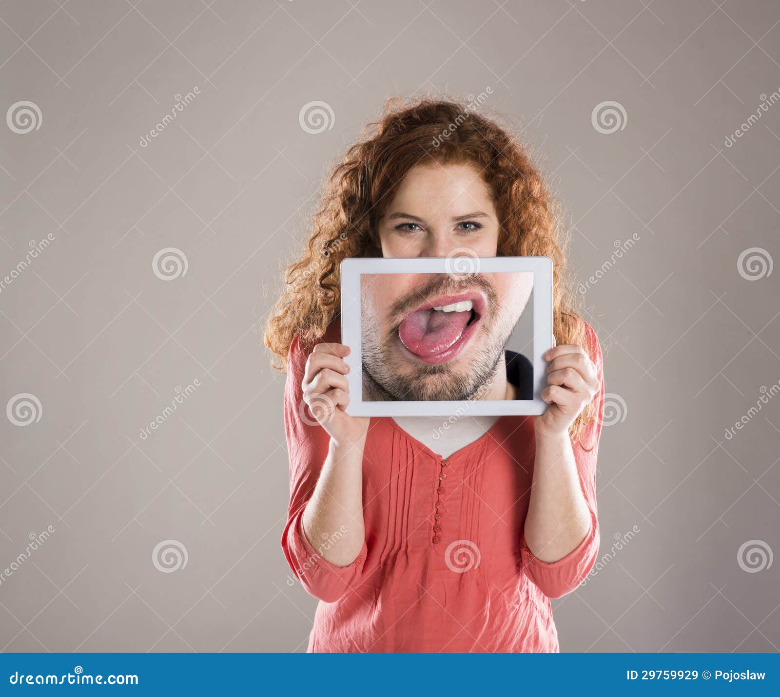 Funny portraits stock image. Image of holding, expression - 29759929