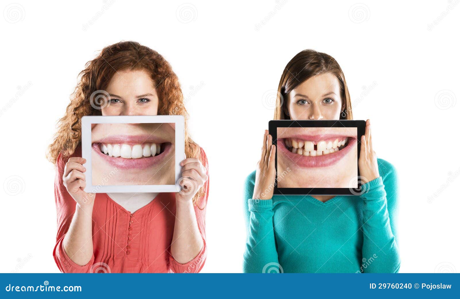 Funny portraits stock photo. Image of beautiful, mouth - 29760240