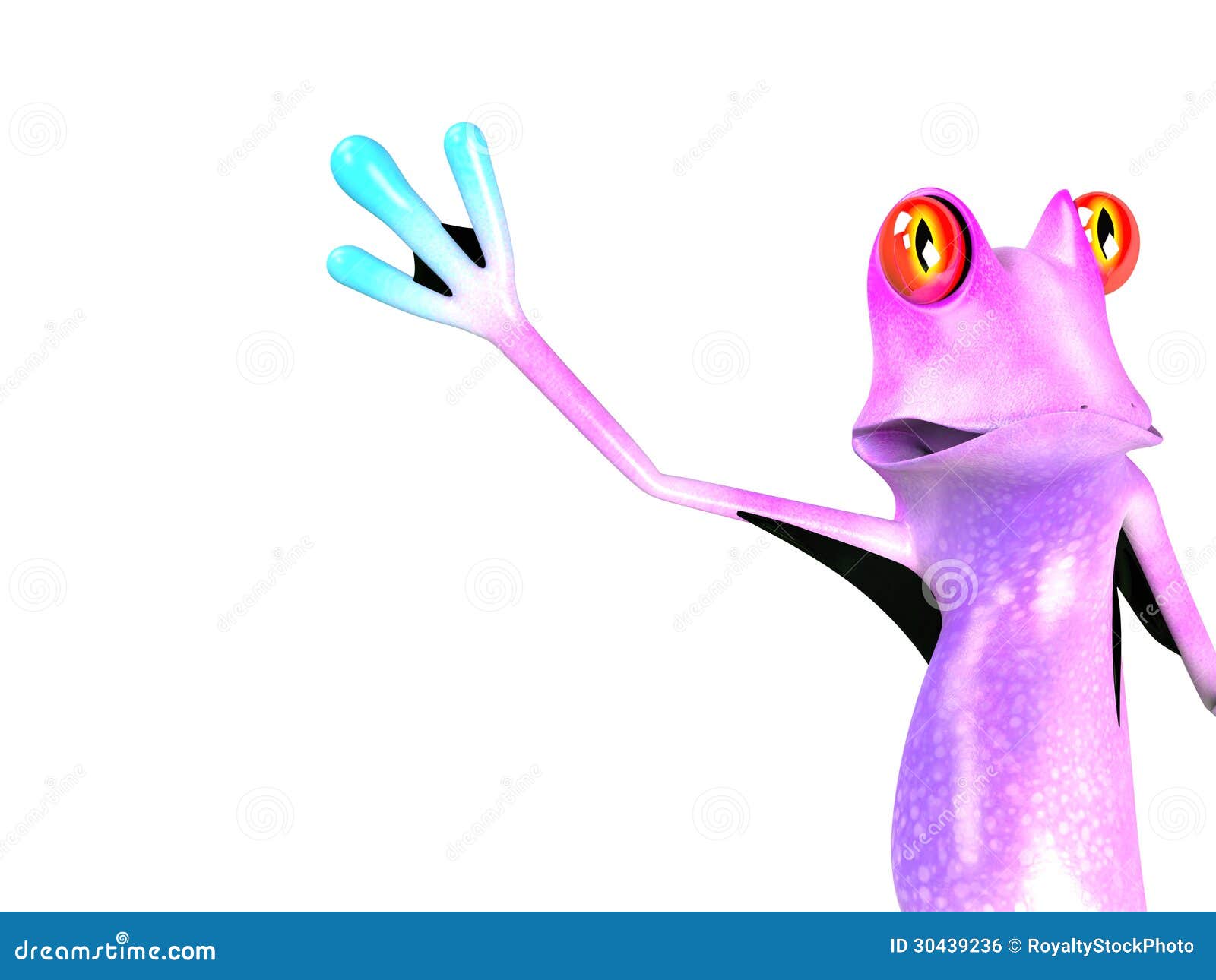 Funny super frog stock illustration. Illustration of ecosystem - 30439236