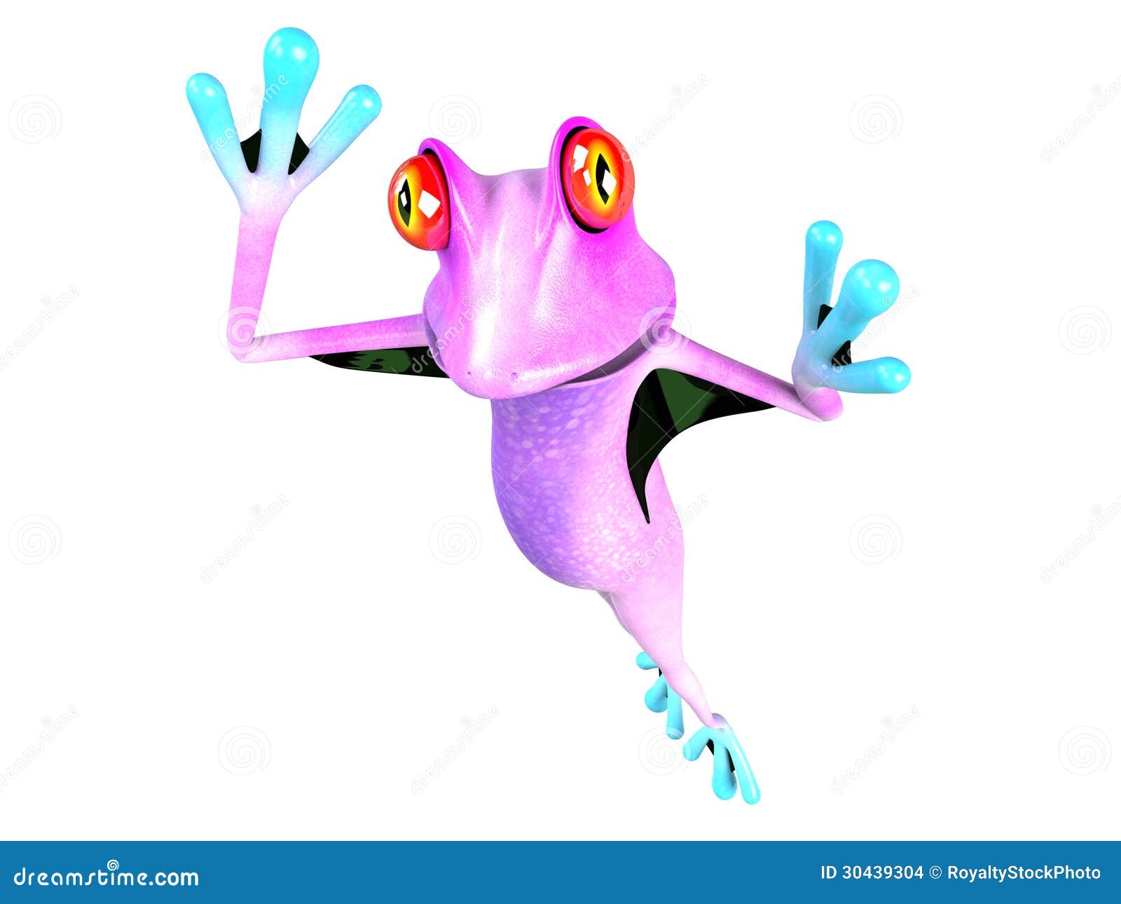 Funny super frog stock illustration. Illustration of animal - 30439304