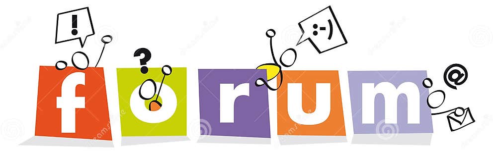 Funny symbol for a forum stock vector. Illustration of posters - 21161764