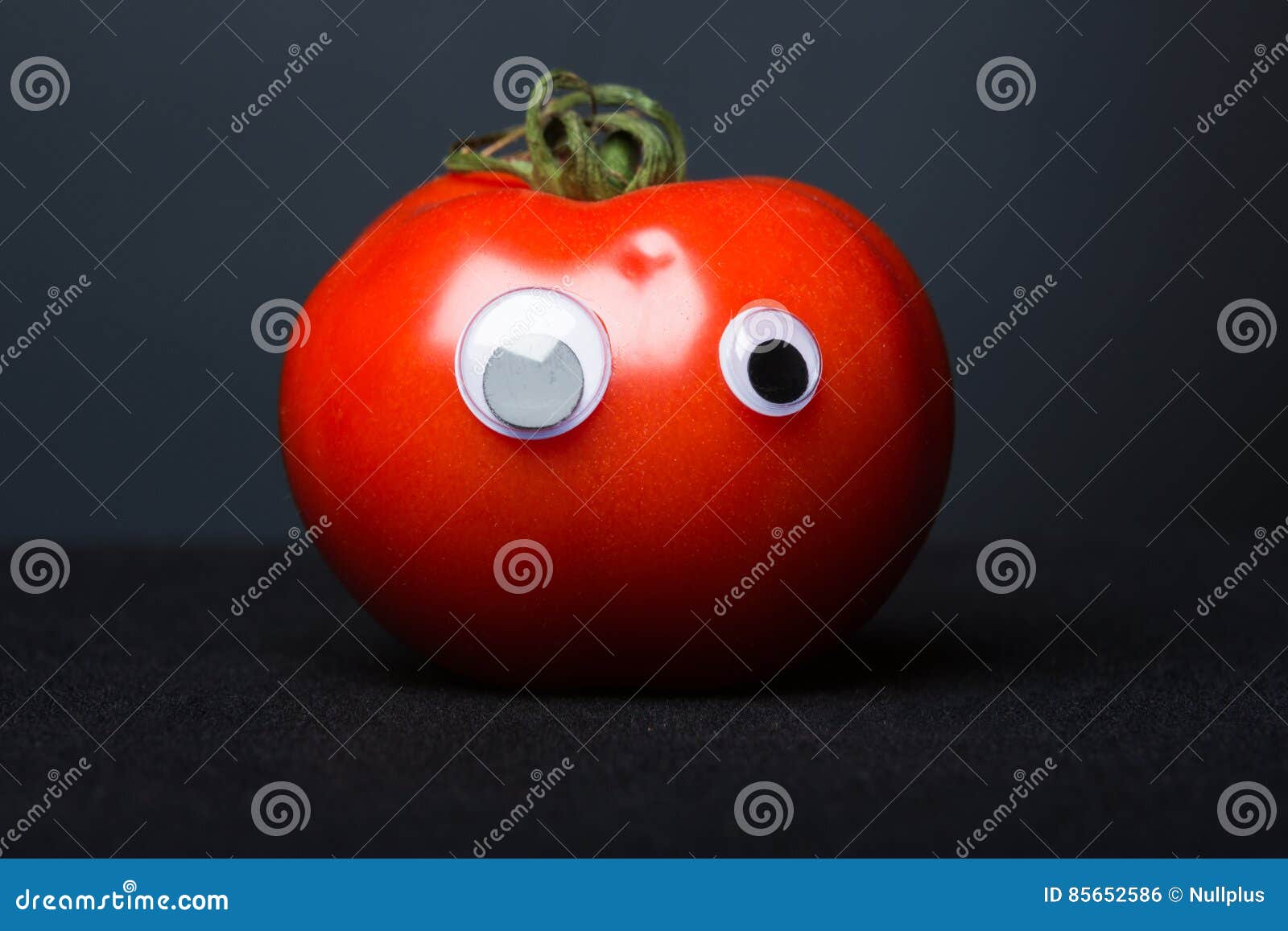 Funny Tomato with Eyes stock photo. Image of dark, enjoyment - 85652586