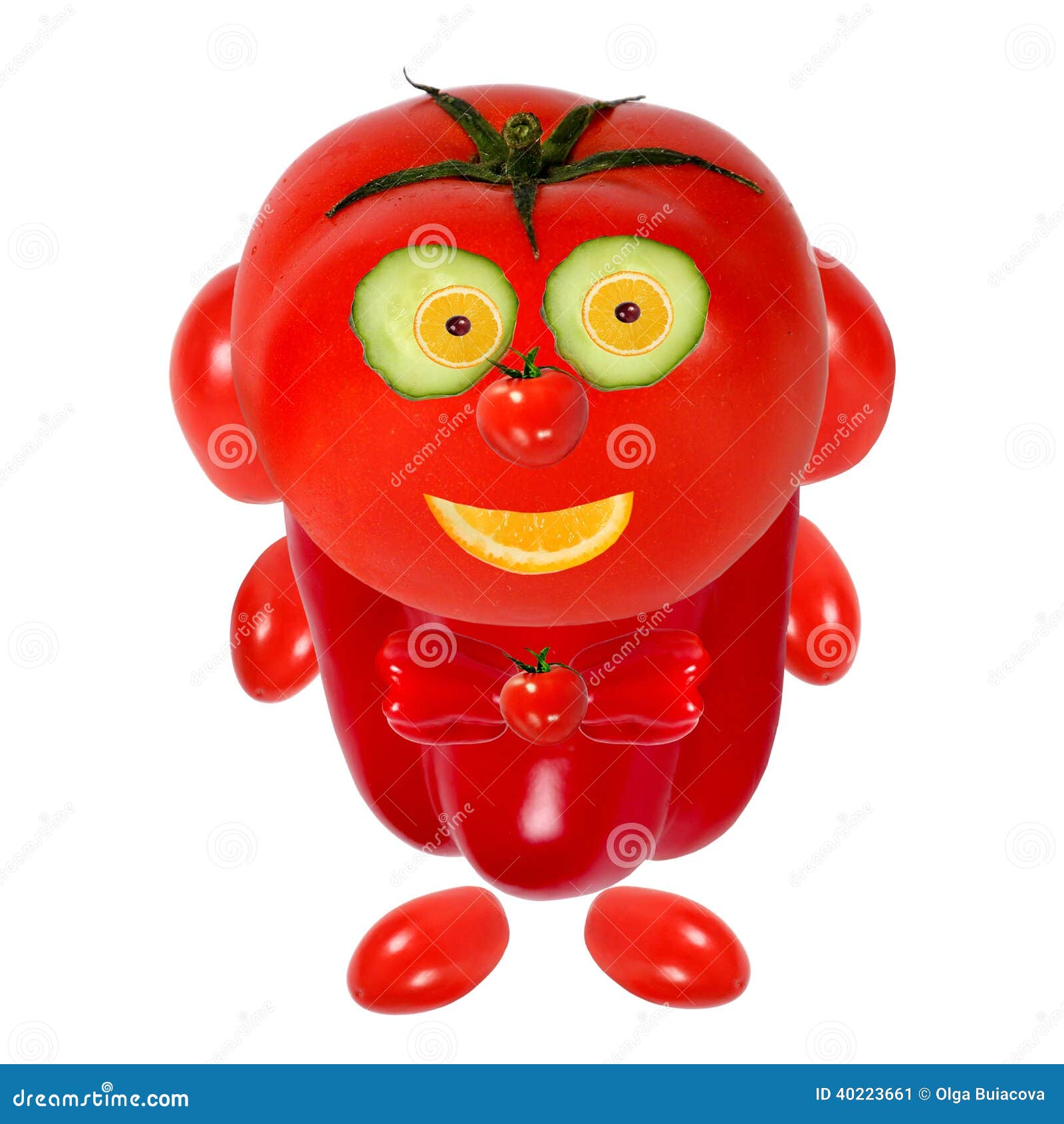 Funny Tomato Looks and Smiles Stock Image - Image of farming, food ...