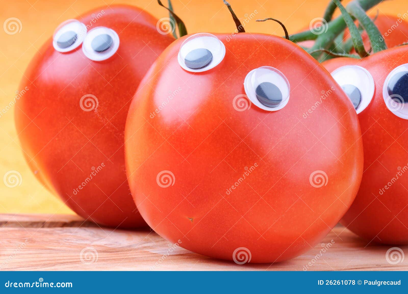 Funny tomatoes stock photo. Image of colorful, confused - 26261078
