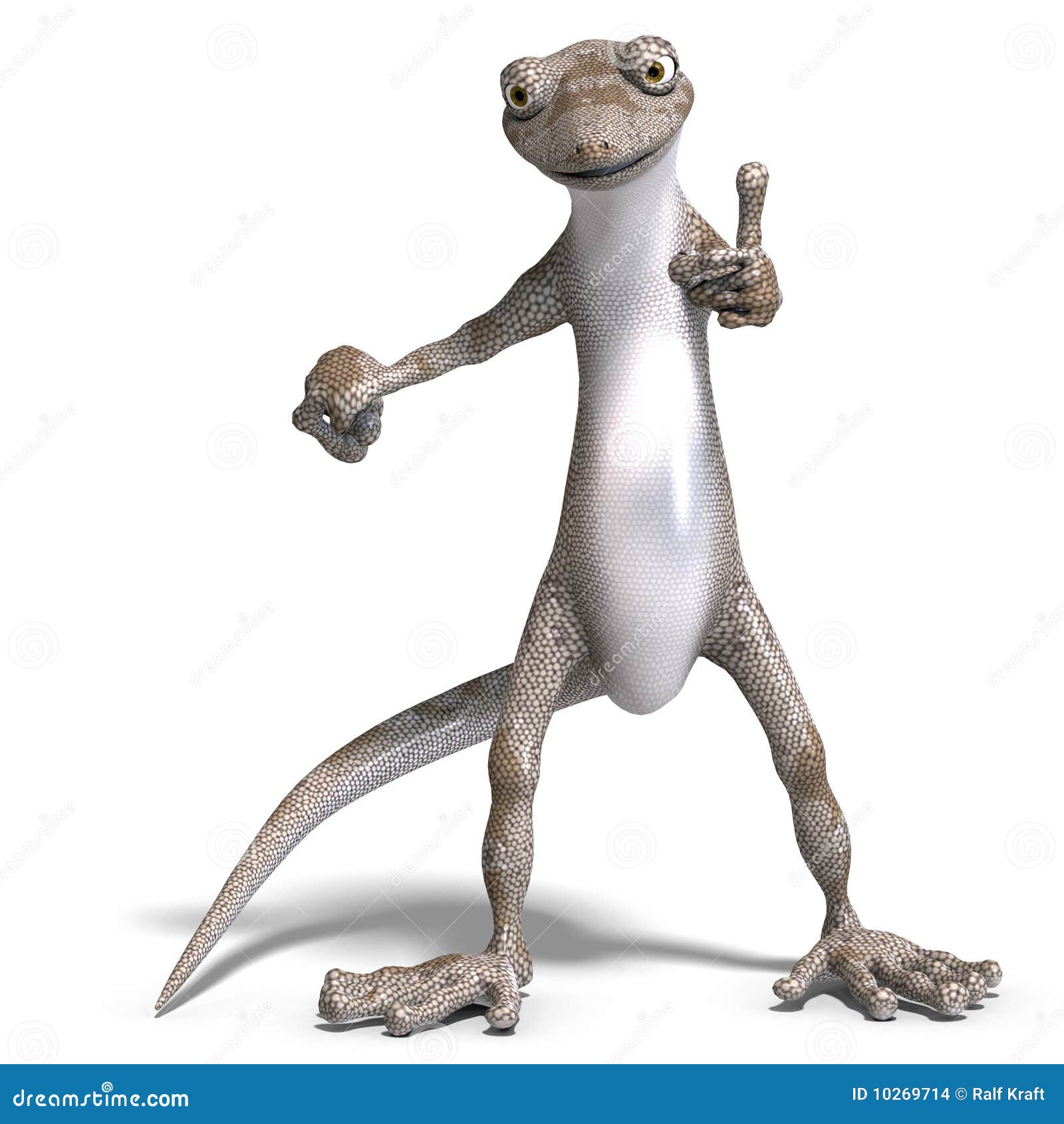 Funny Toon Gecko Stock Images - Image: 10269714