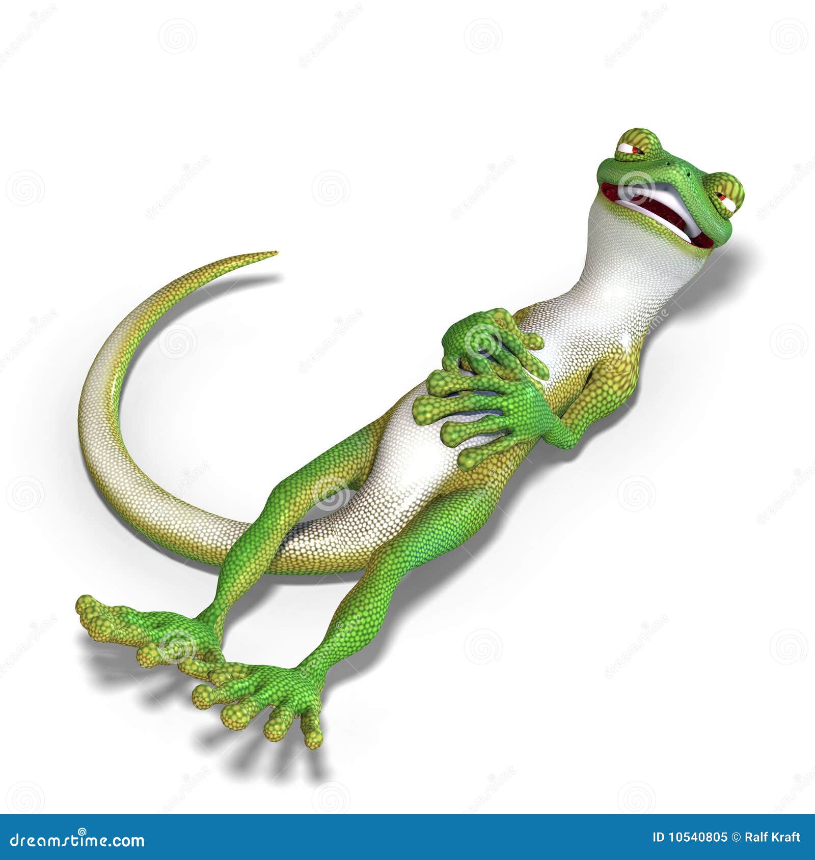 Funny toon gecko stock illustration. Illustration of activity - 10540805