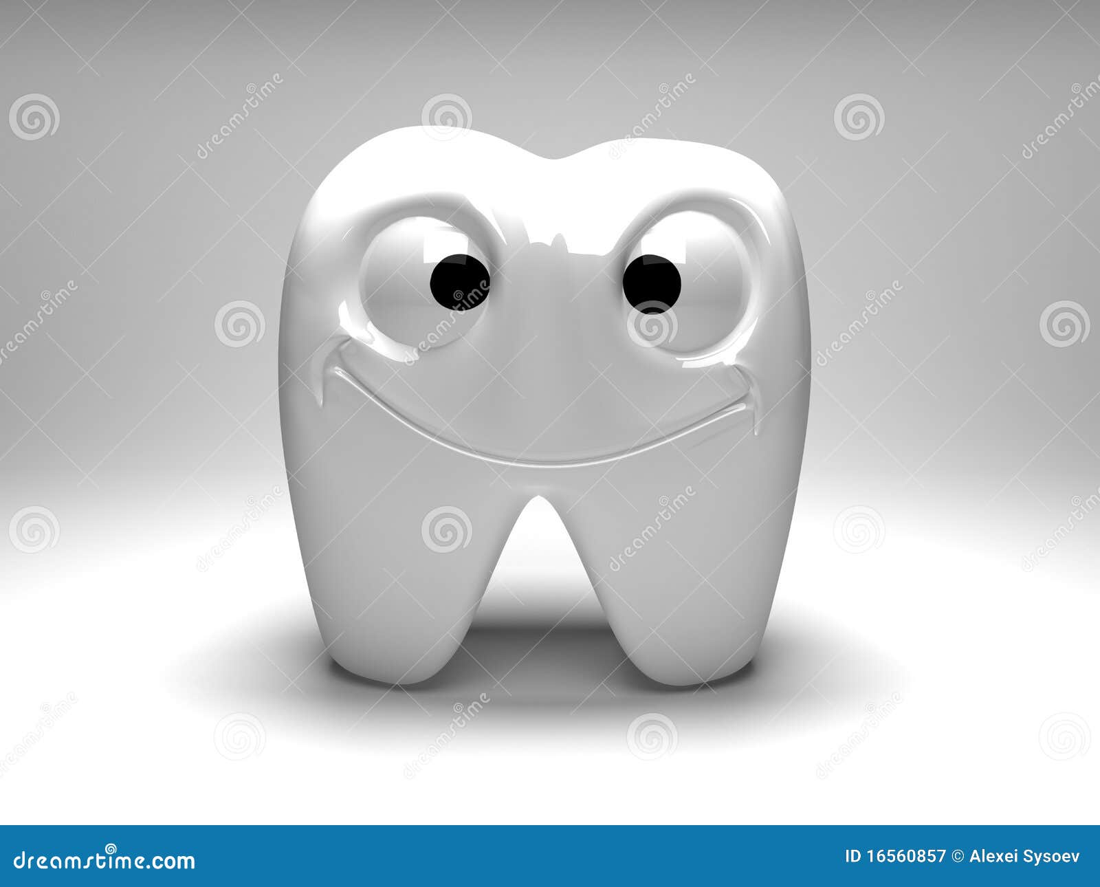 Funny tooth stock illustration. Illustration of face - 16560857