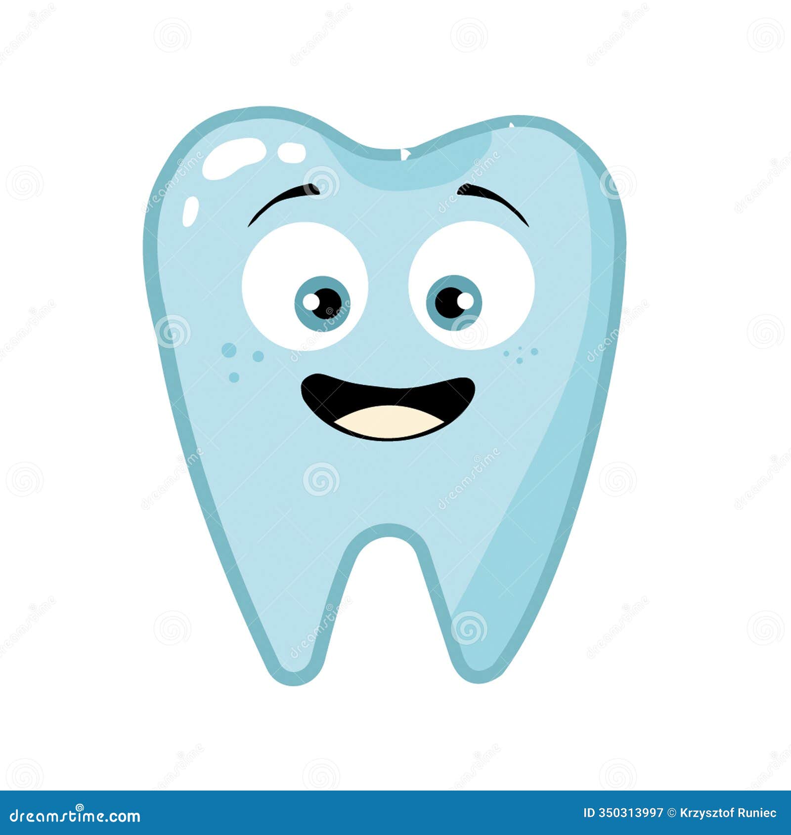 Funny Tooth - Simple Vector Ilustration Stock Illustration ...