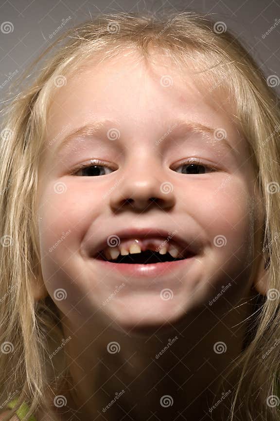 Funny toothless smile stock photo. Image of hair, white - 16568352