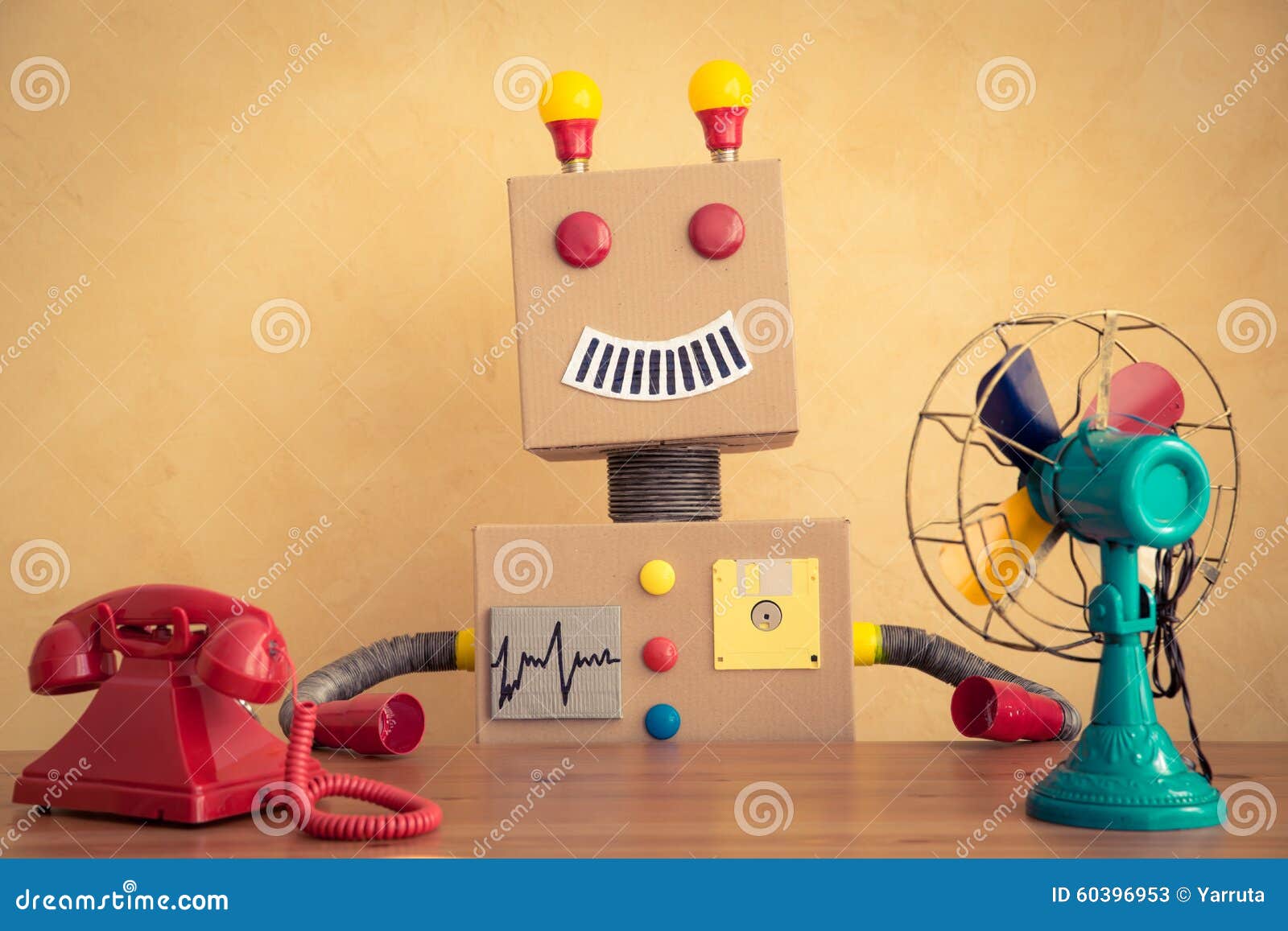 Funny toy robot stock image. Image of businessman, future - 60396953