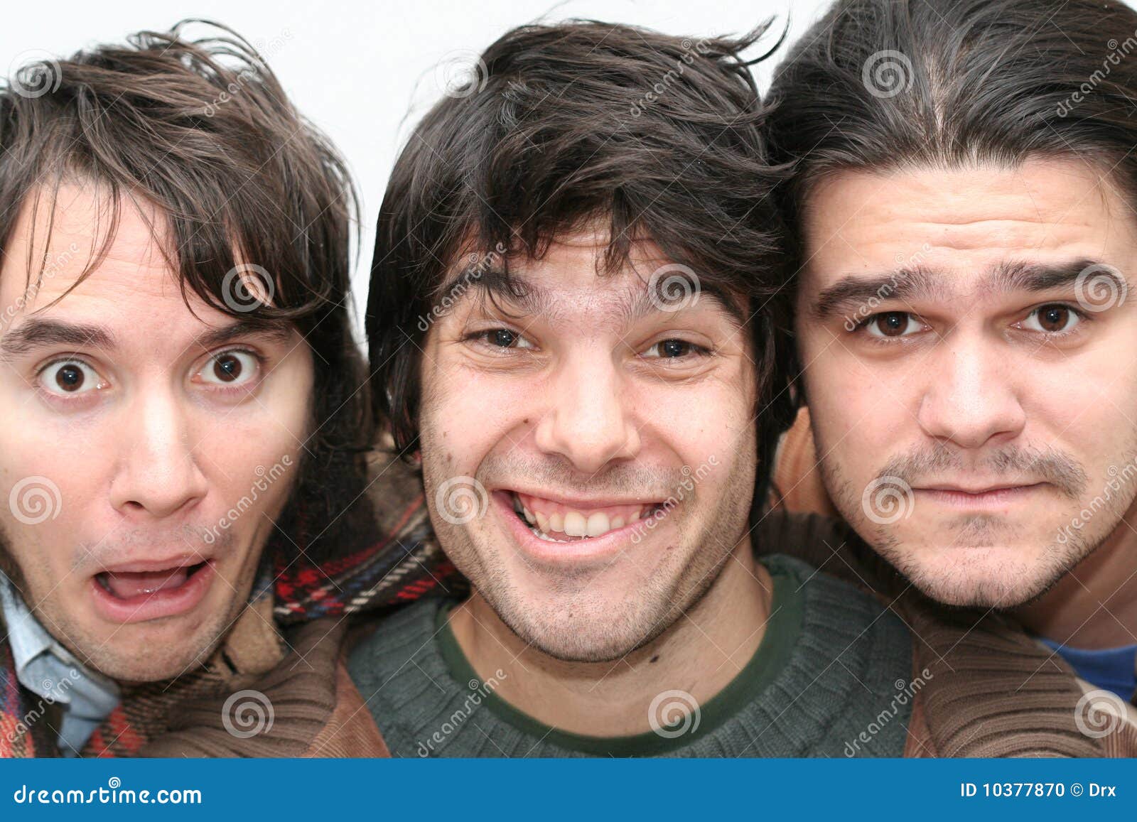 Funny Trio stock photo. Image of funny, happiness, friends - 10377870