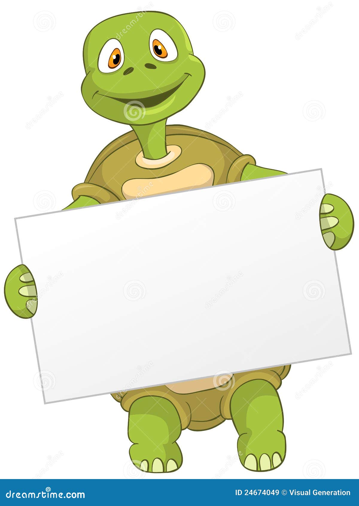 Funny Turtle Vector Illustration | CartoonDealer.com #24674096